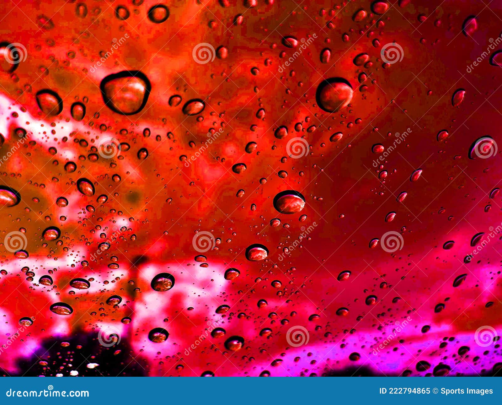 Water Droplets stock image. Image of color, abstract - 222794865