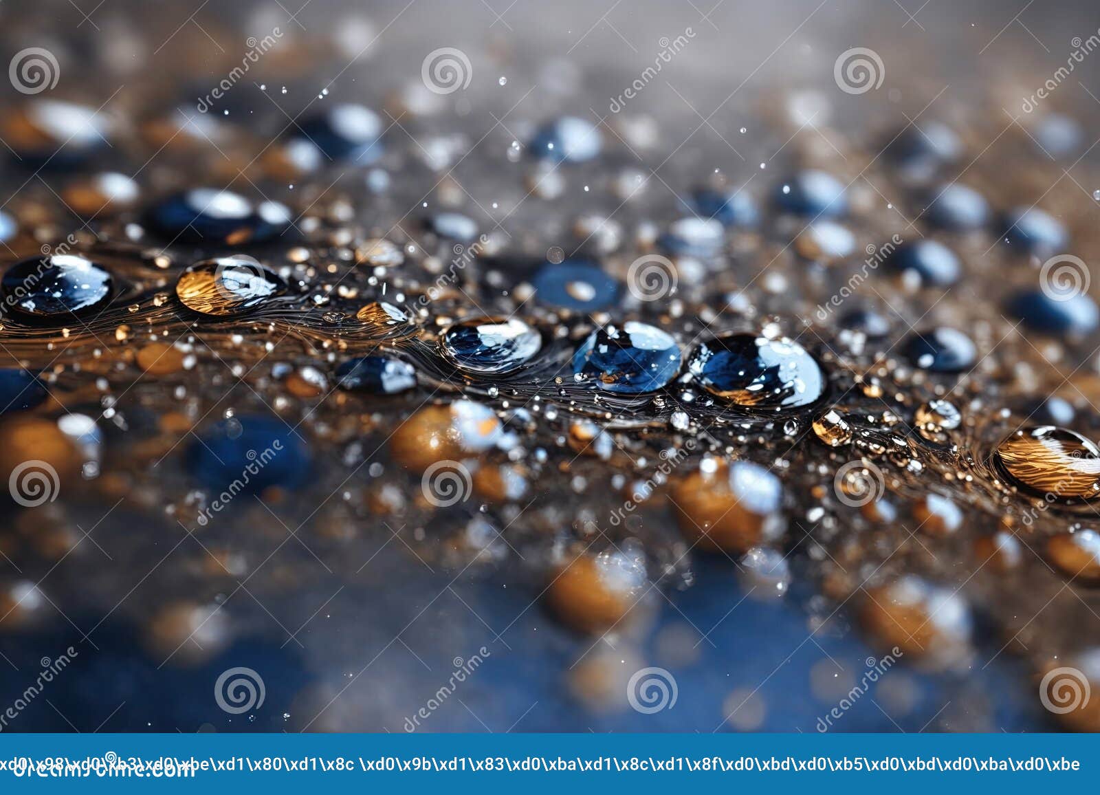 Water Droplets Background. Ai Generative Stock Illustration ...