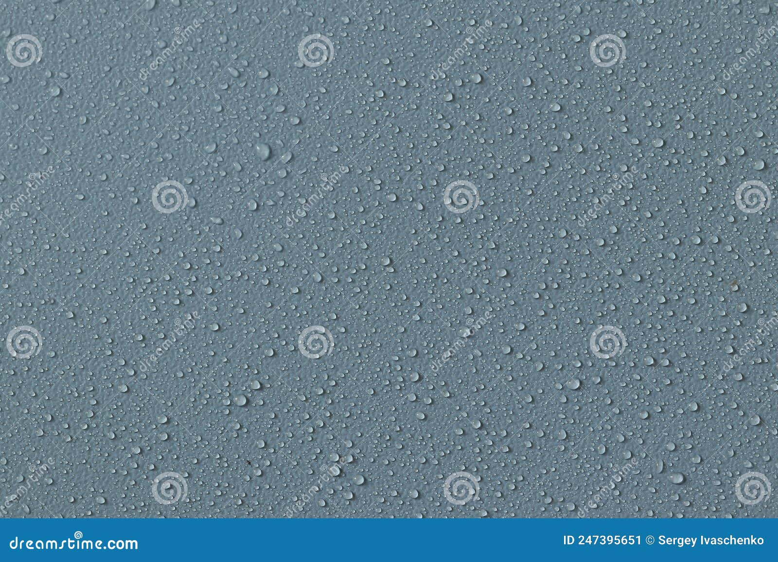 Water Droplets on a Colored Texture. Stock Image - Image of drops ...