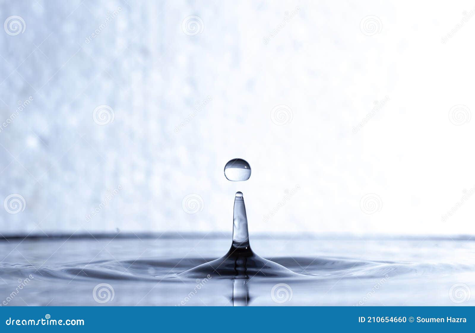 Water Droplets Freezing Motion Stock Photo - Image of bubble, closeup ...