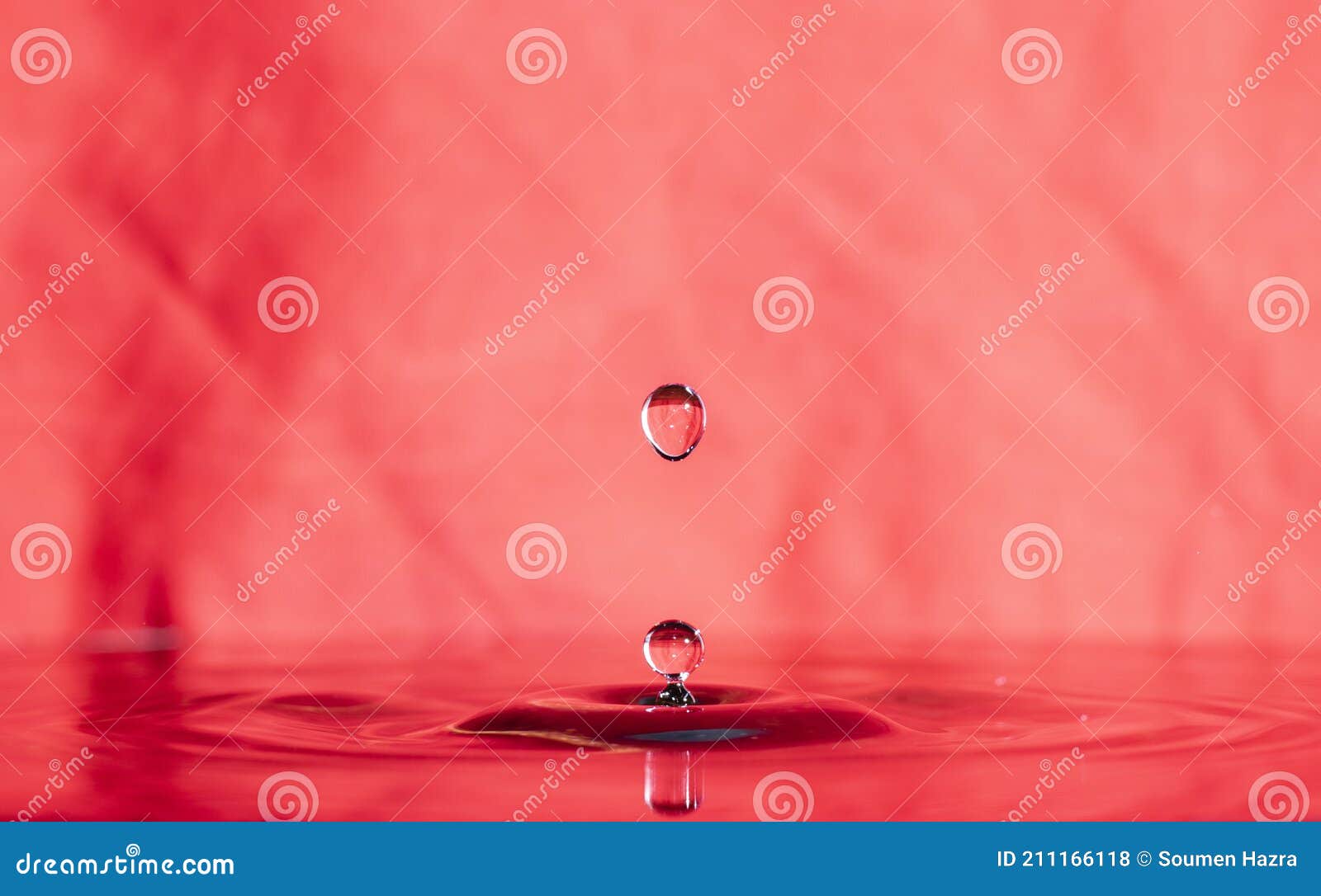 Water Droplets Freezing Motion Stock Photo - Image of liquid, impact ...