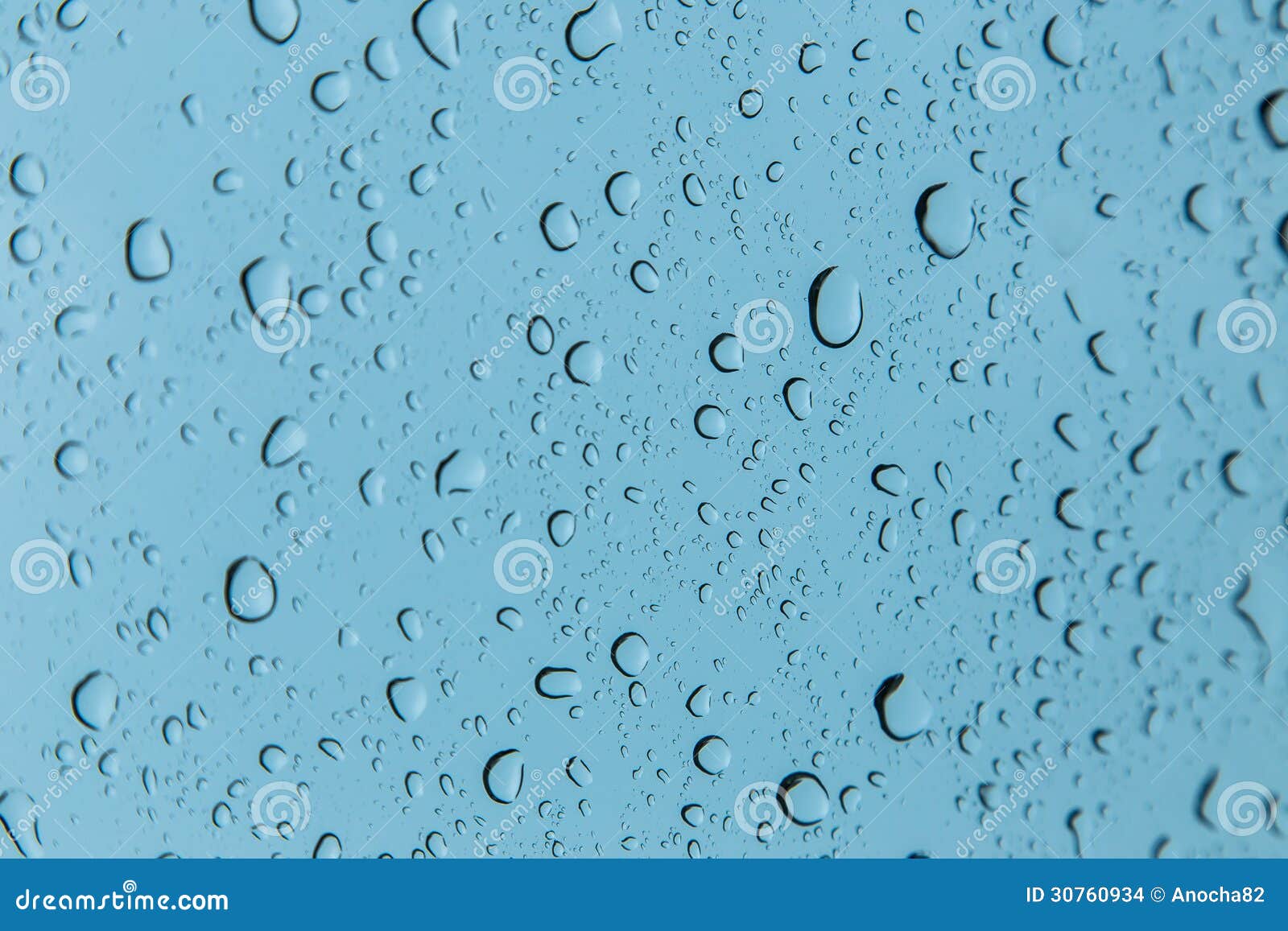 Water droplets on glass. stock photo. Image of glossy - 30760934