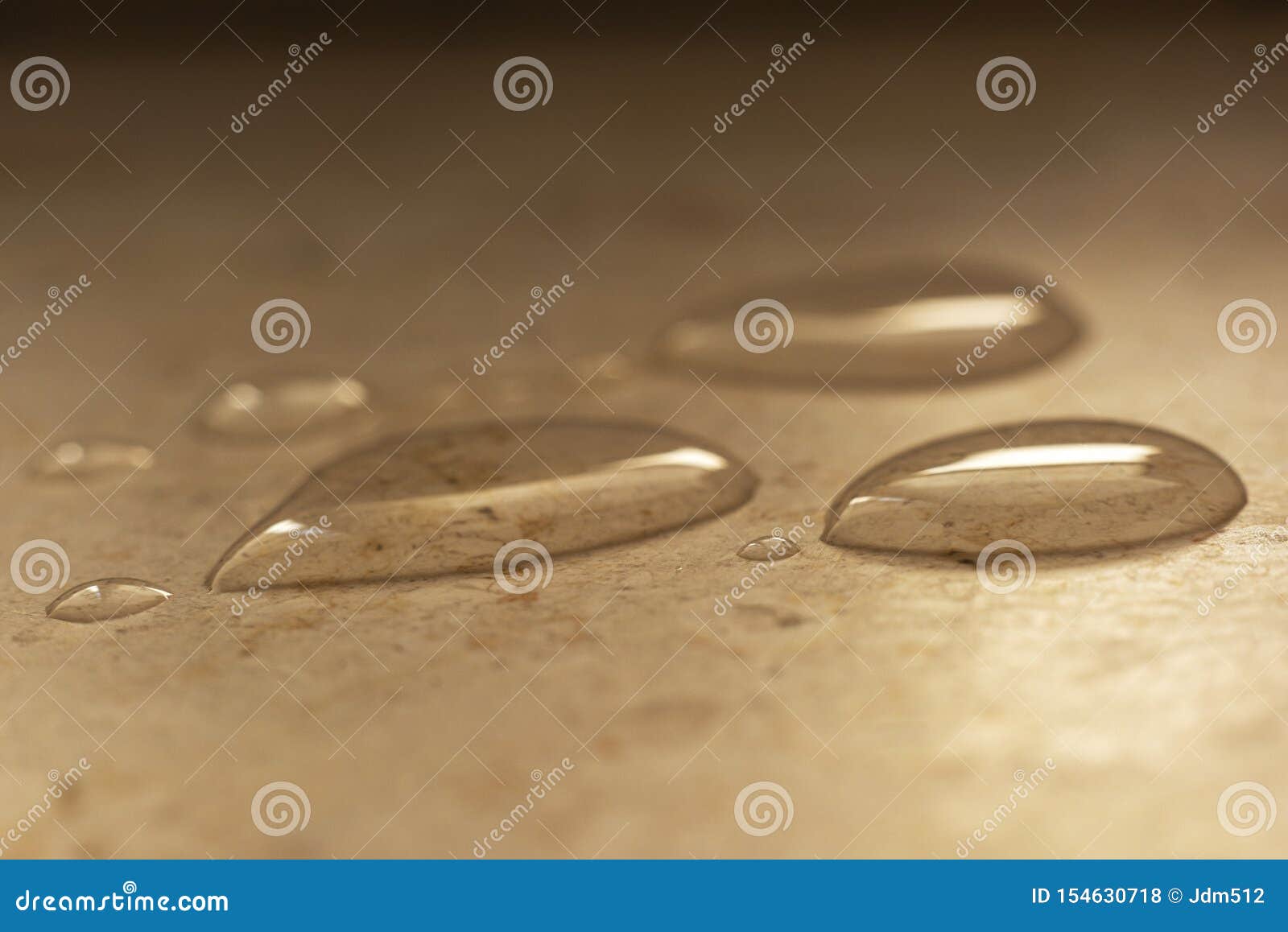 Water Droplets on a Marble Surface Stock Photo - Image of droplet ...