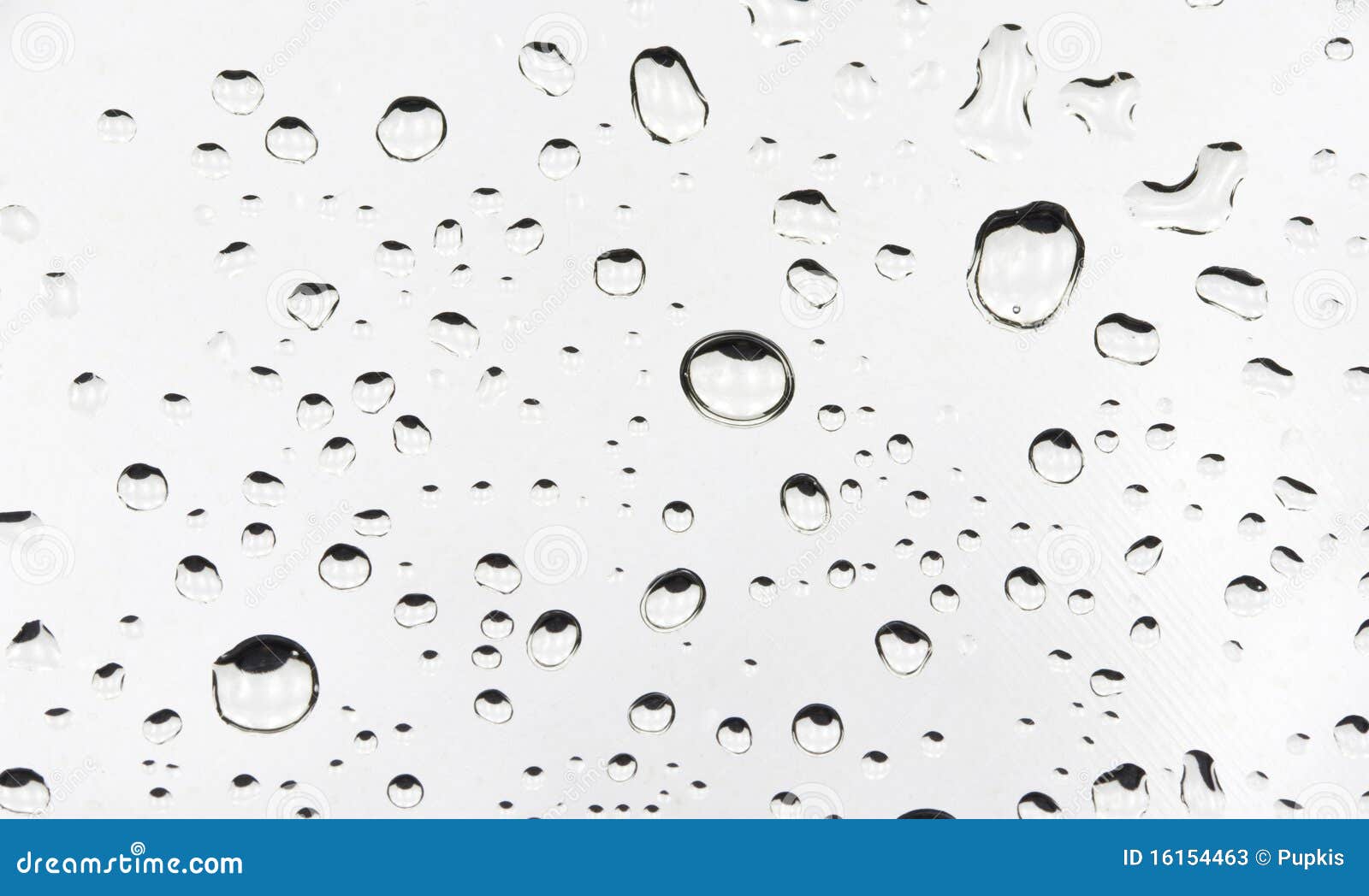 Water Droplets on a Metal Surface Stock Image - Image of close, mist ...