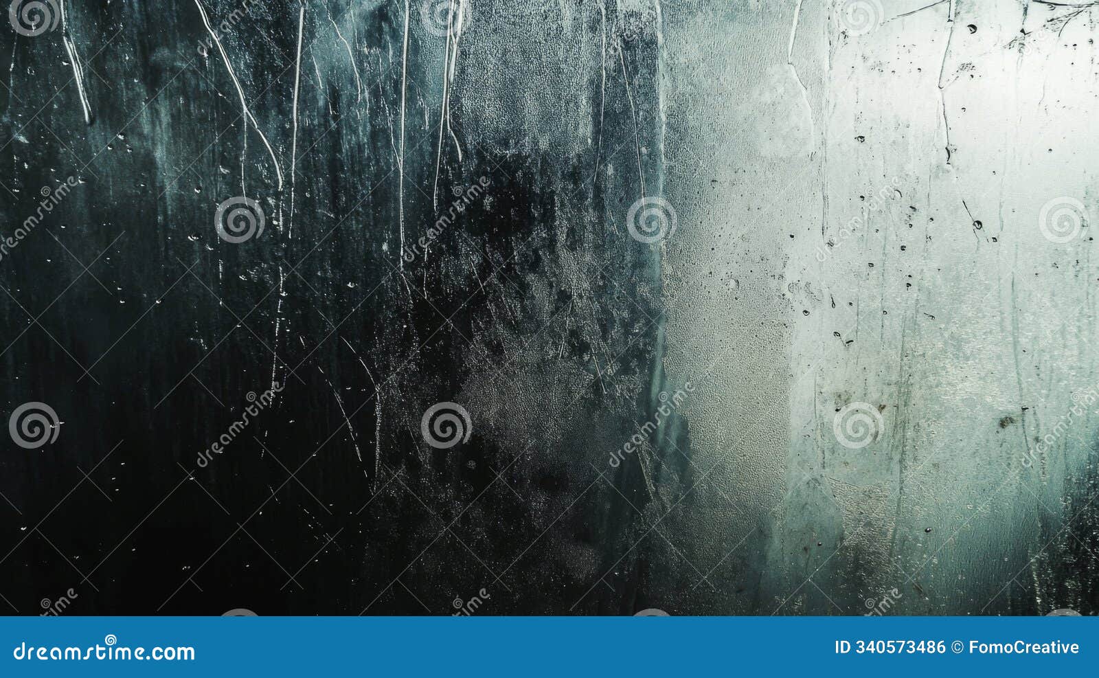 Water Droplets and Scratches on a Glass Surface Stock Illustration ...