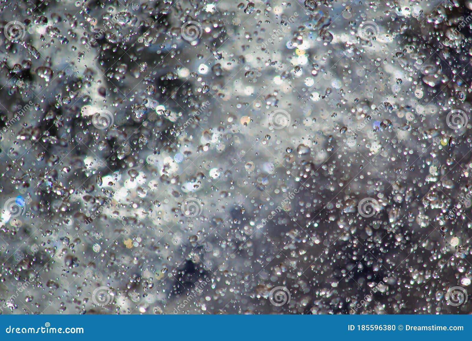 Water Droplets Spraying Toward the Camera Stock Photo - Image of spray ...