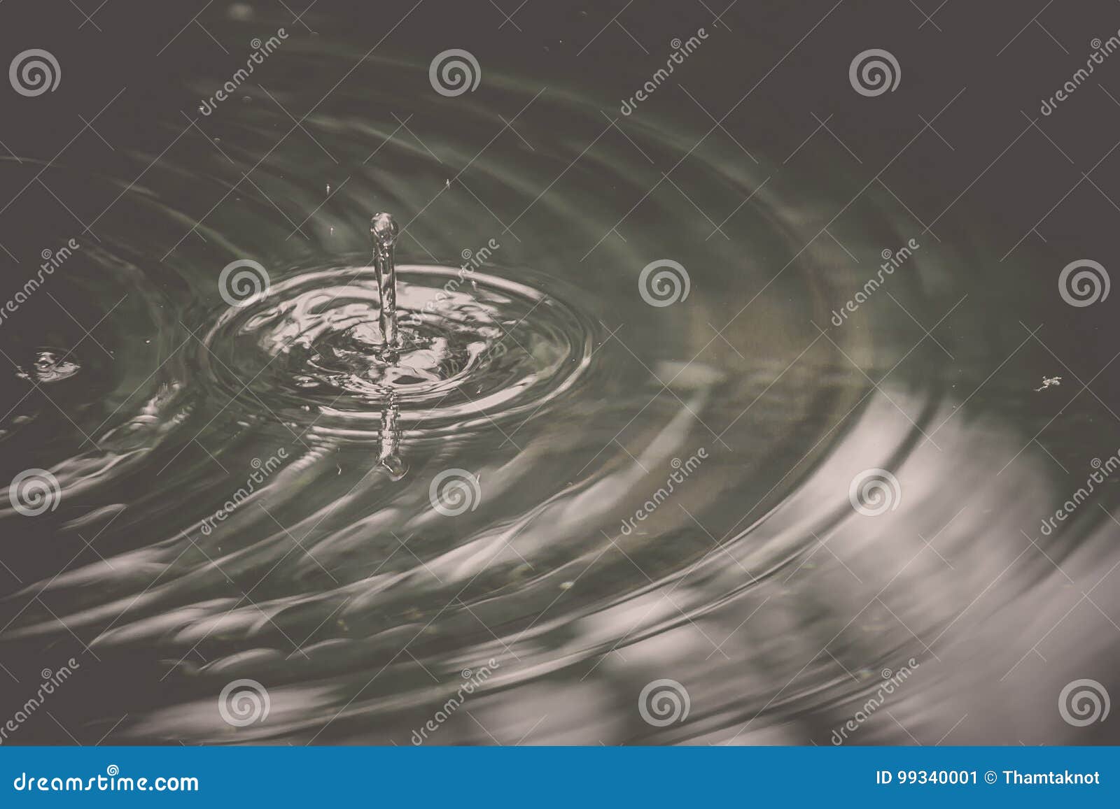 Water Droplets on the Surface of a Small Wave. Stock Image - Image of ...