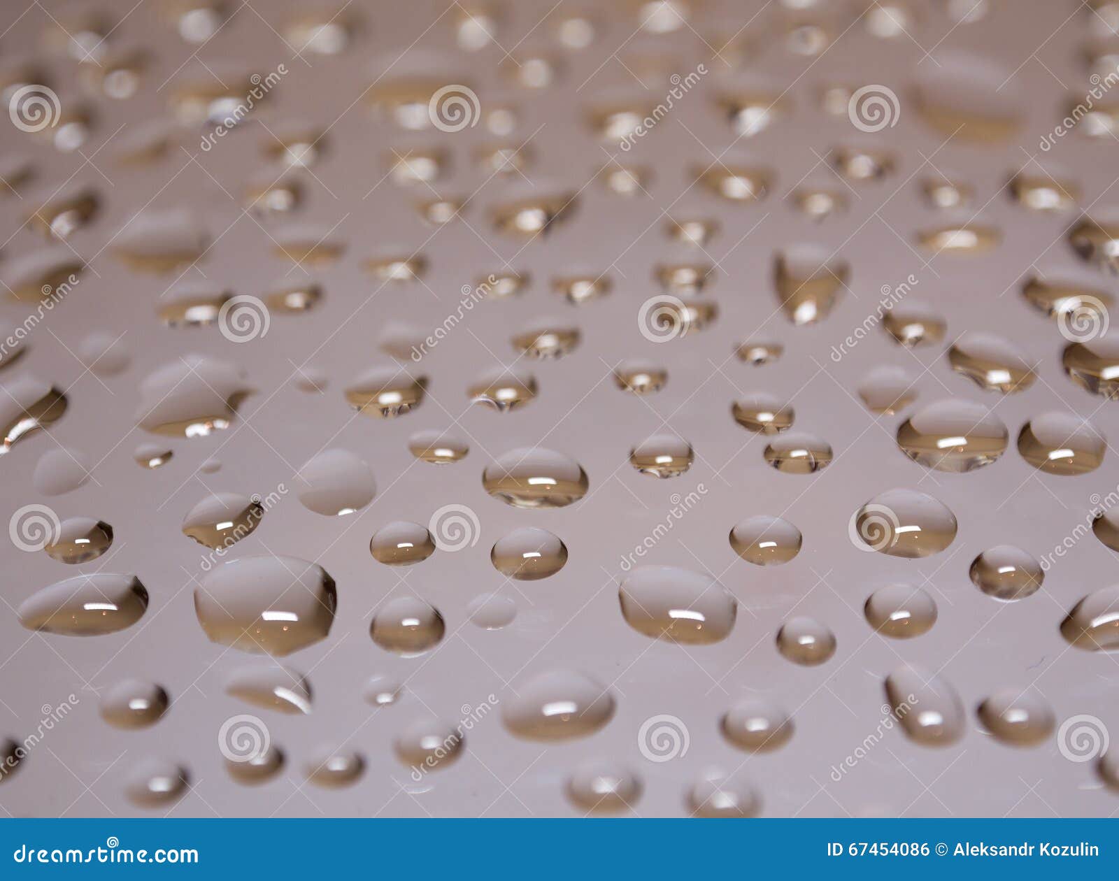 Water Droplets on White Background. Stock Photo - Image of photographed ...