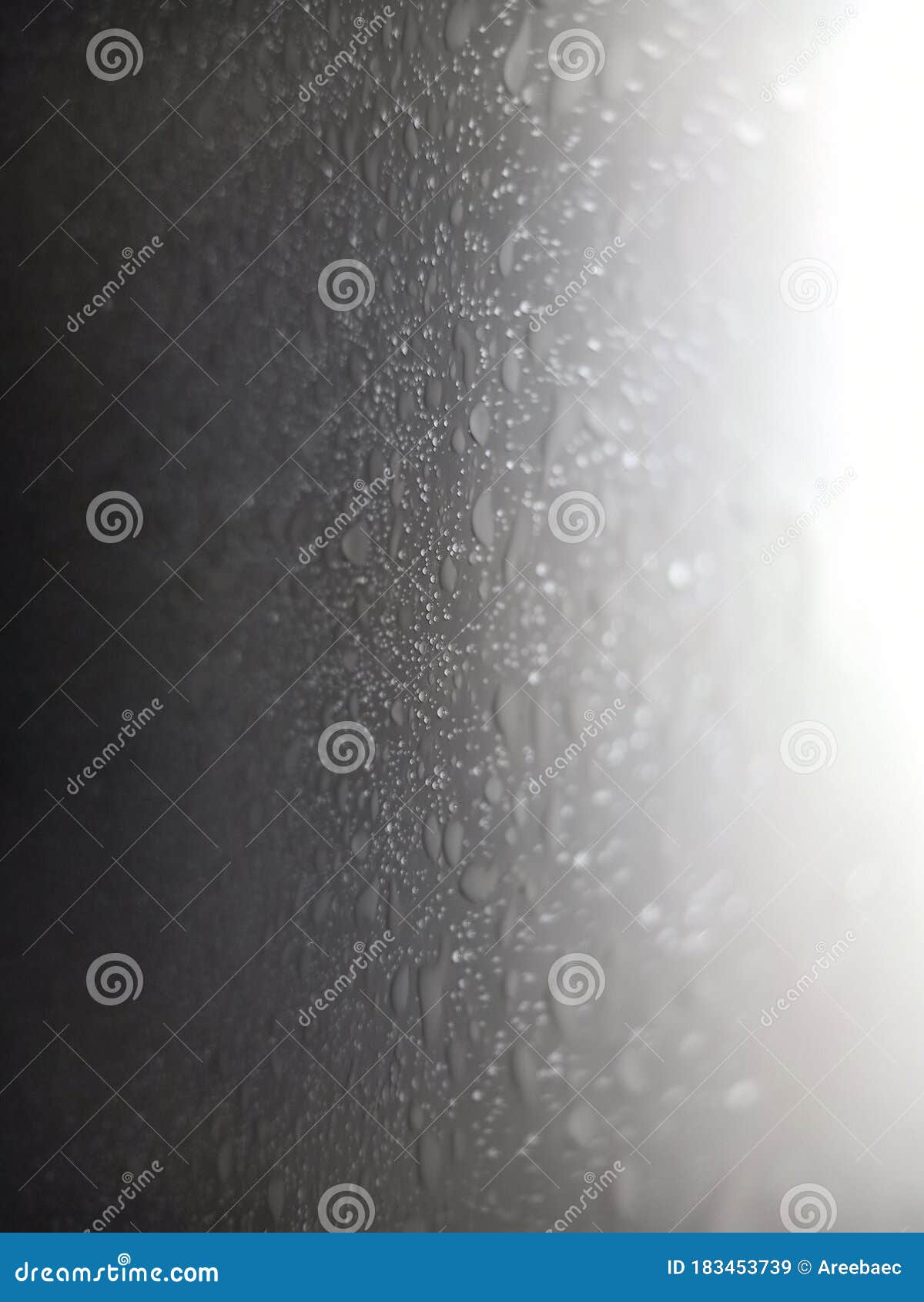 Water Droplets on White Surface Stock Image - Image of droplets ...