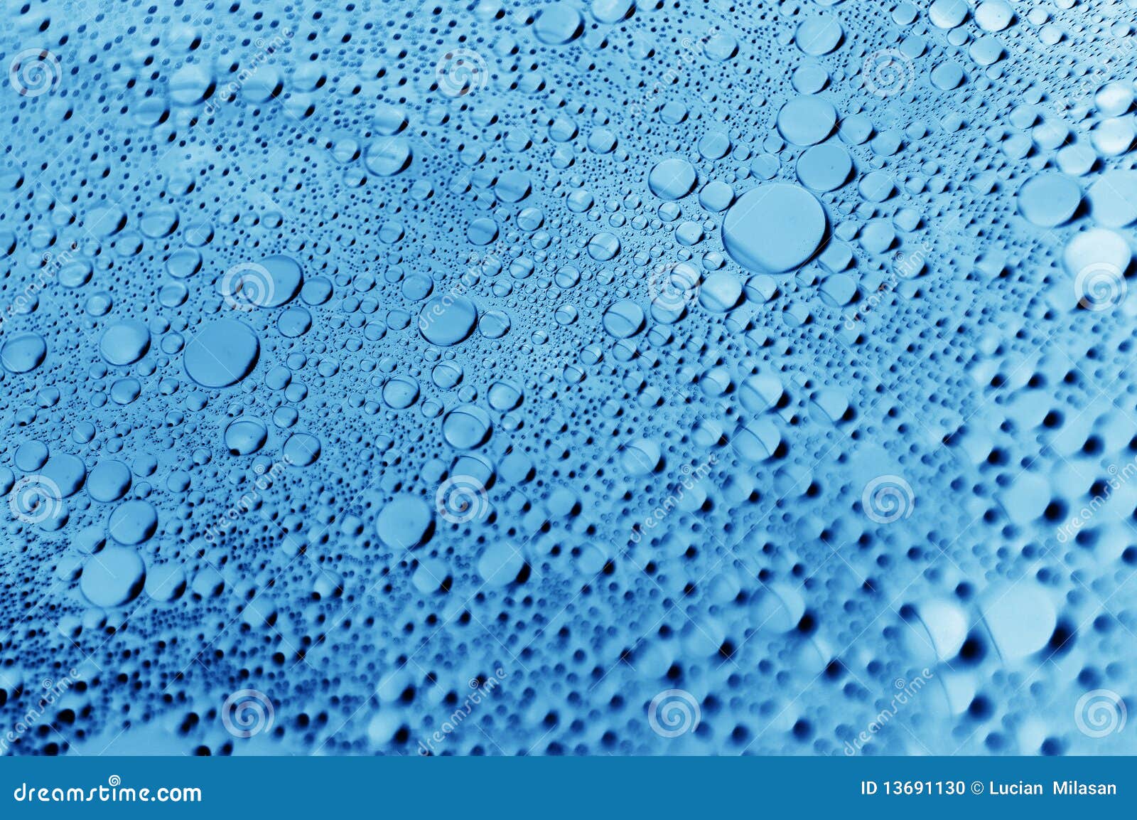 Water drops stock photo. Image of raining, blue, textures - 13691130