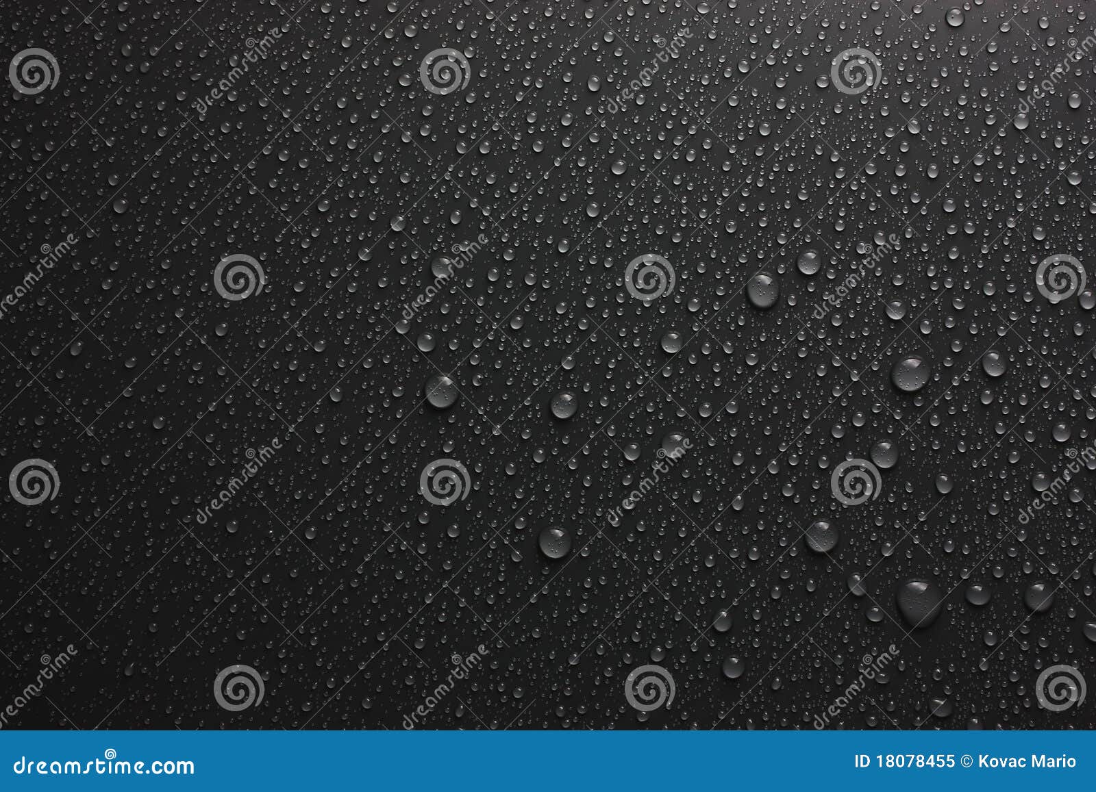 Water Drops Texture. Drop Splash Water Pattern. Selective Focus ...