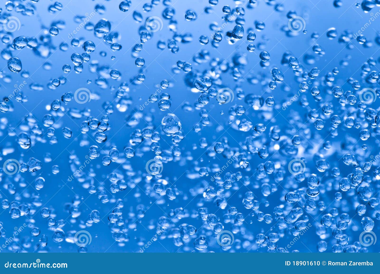 Water Drops Texture. Drop Splash Water Pattern. Selective Focus ...