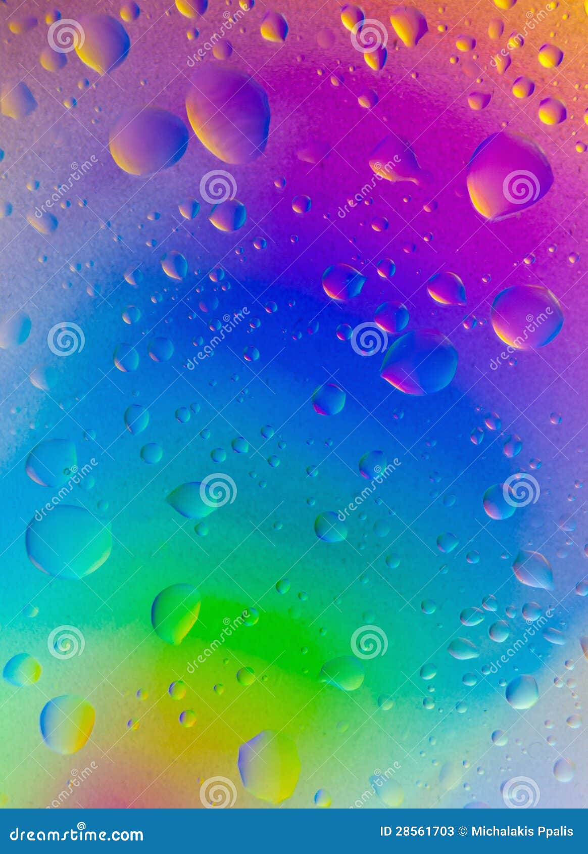 Colorful Water Drop Background Stock Image - Image of water, color ...