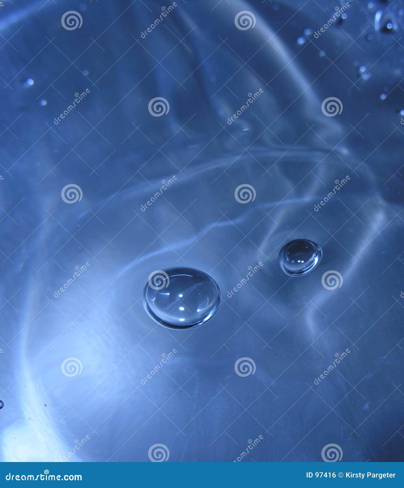 Water drops stock photo. Image of symmetry, lighting, pond - 97416