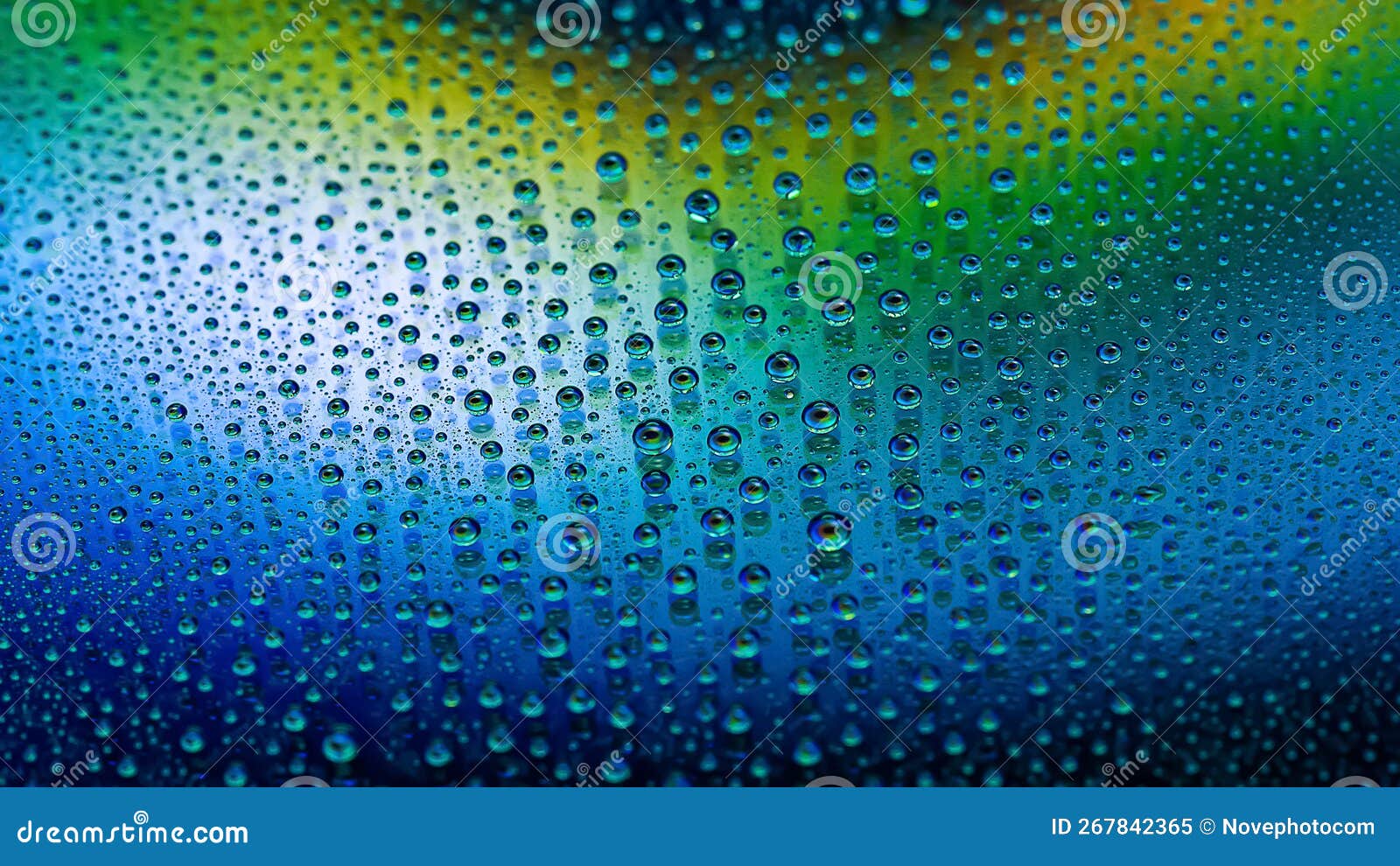 Water Drops. Abstract Gradient Backdrop the Texture of the Drops ...