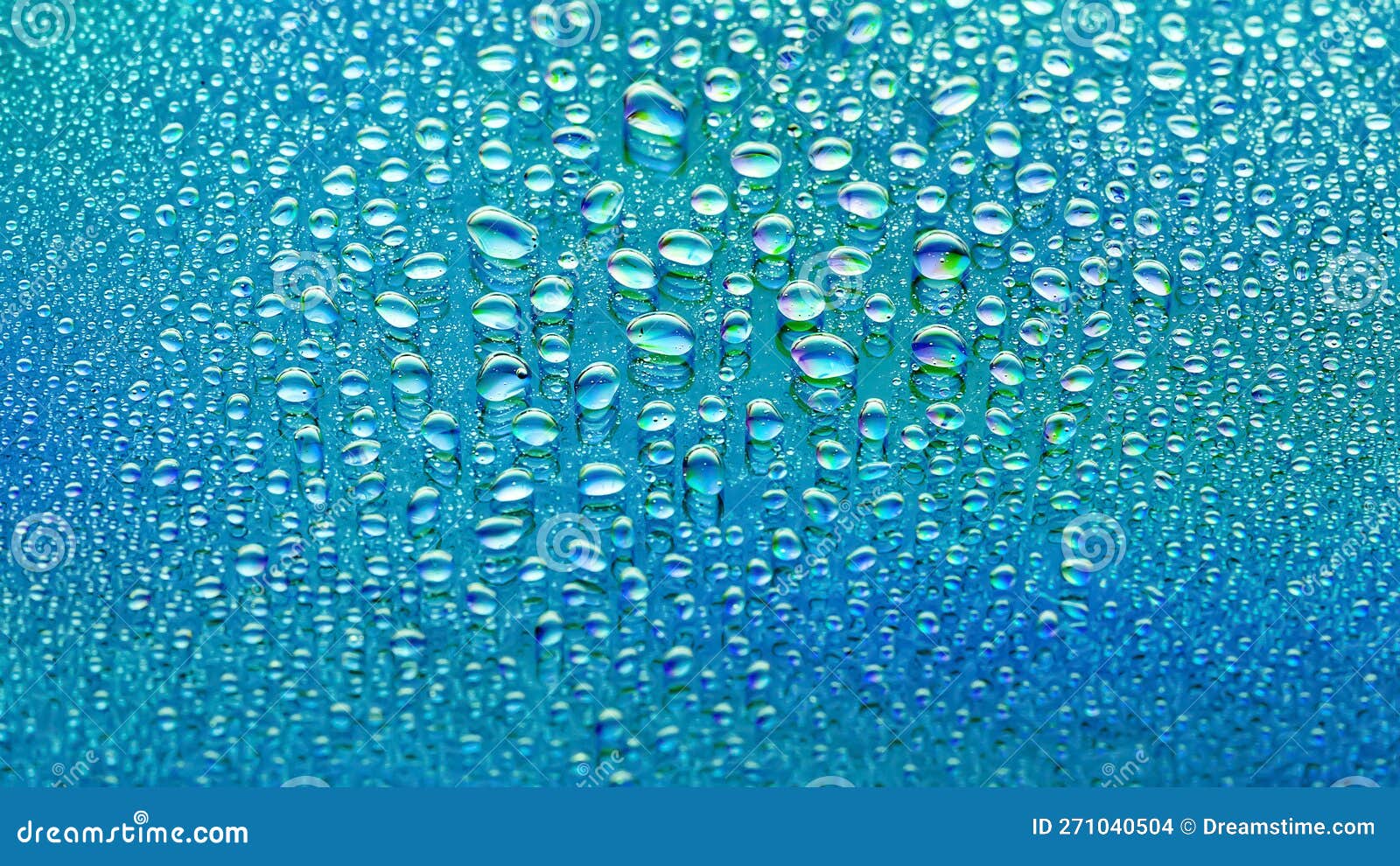 Water Drops. Abstract Gradient Background. Colored Drop Texture. Blue ...