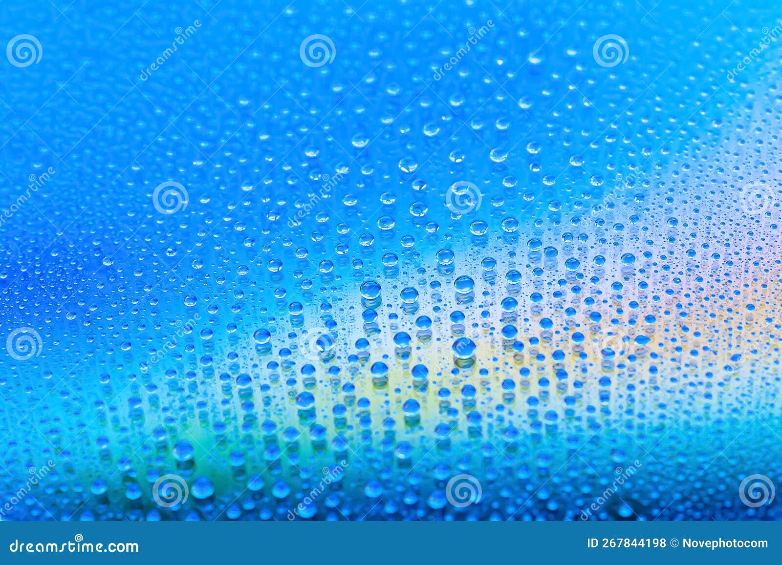 Water Drops. Abstract Gradient Background. Drop Texture. Blue Gradient ...