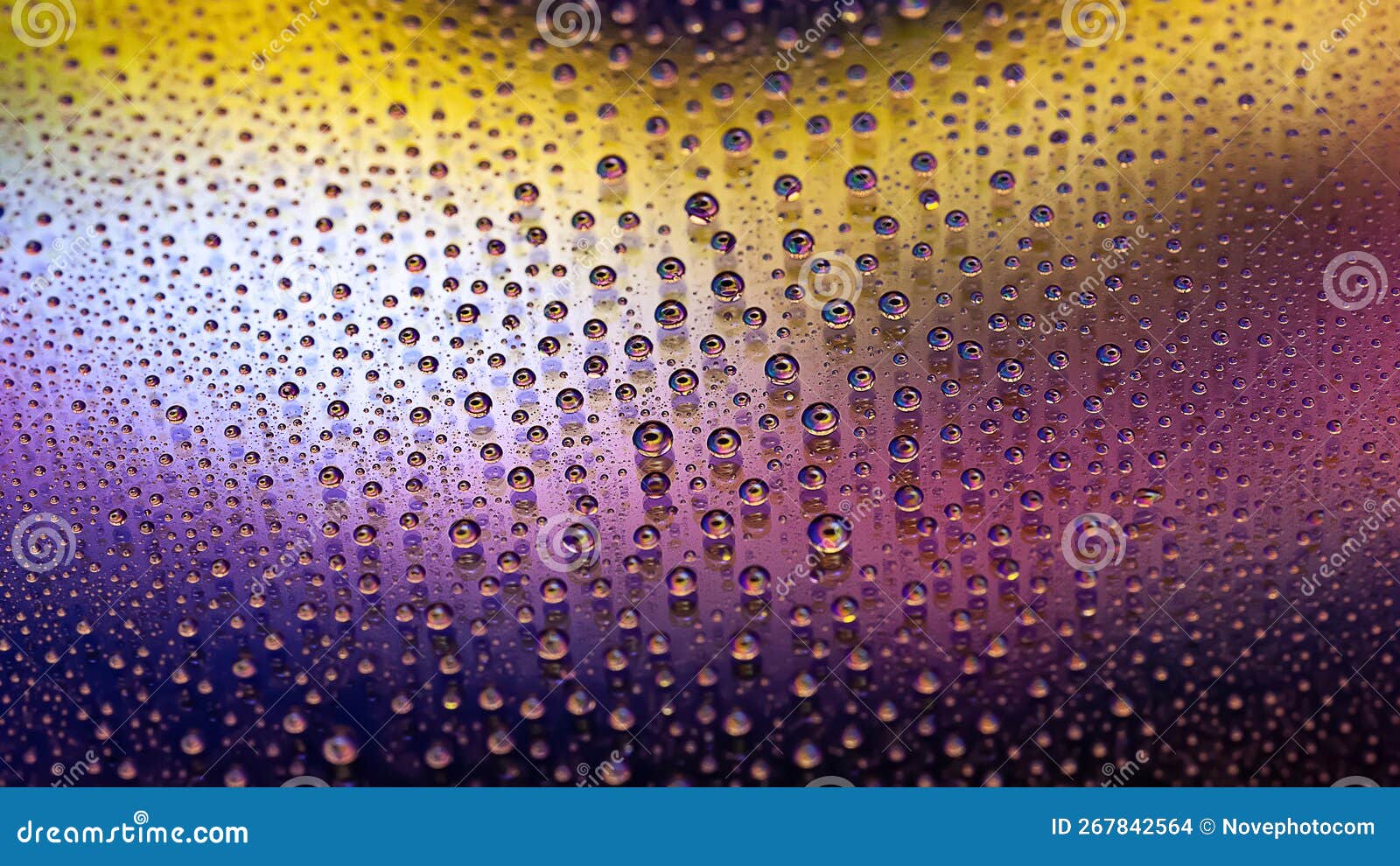 Water Drops. Abstract Gradient Background. Droplet Texture ...