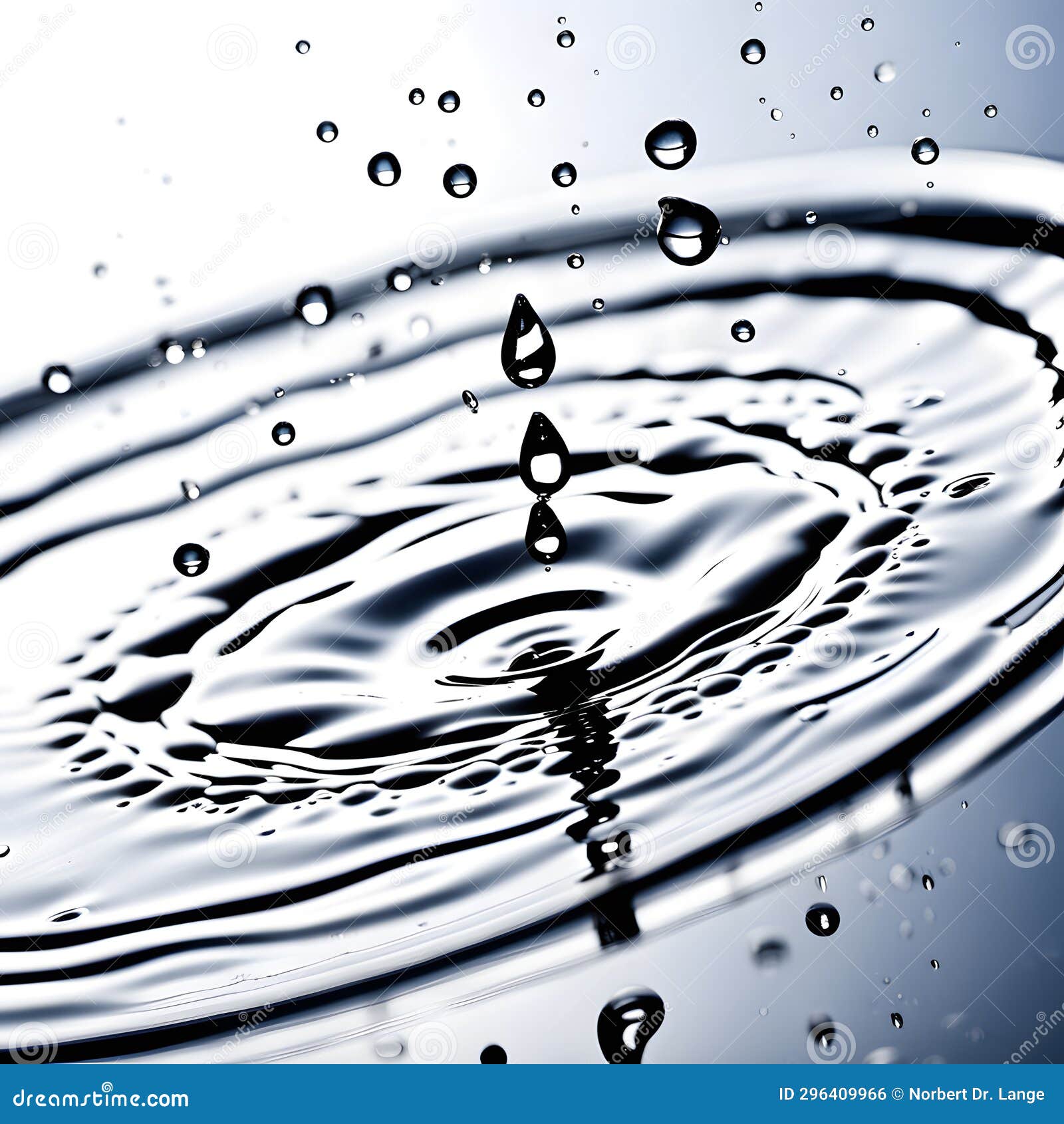 Water drops, AI-Generatet stock photo. Image of generatet - 296409966