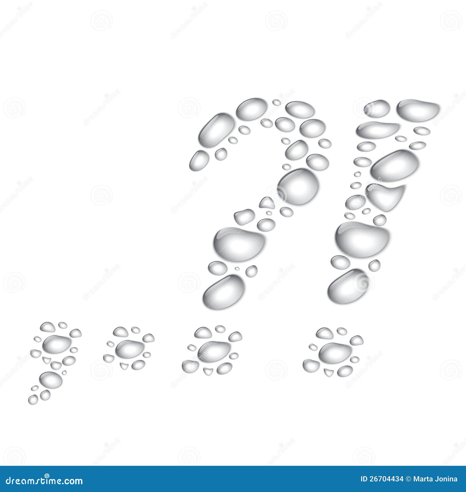 Water drops Alphabet stock vector. Illustration of character - 26704434
