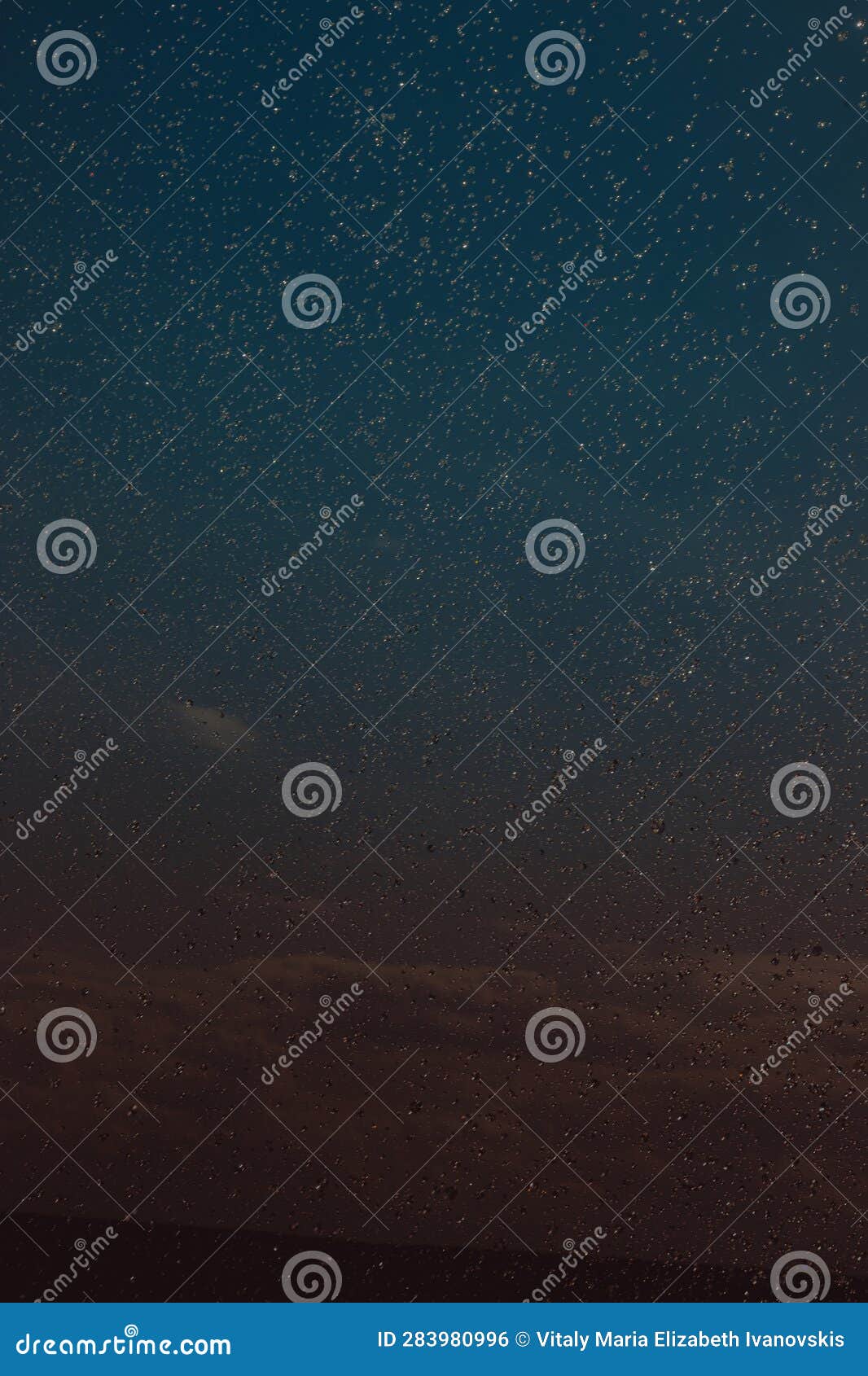 Water Drops in the Atmosphere, Night Background Stock Photo - Image of ...