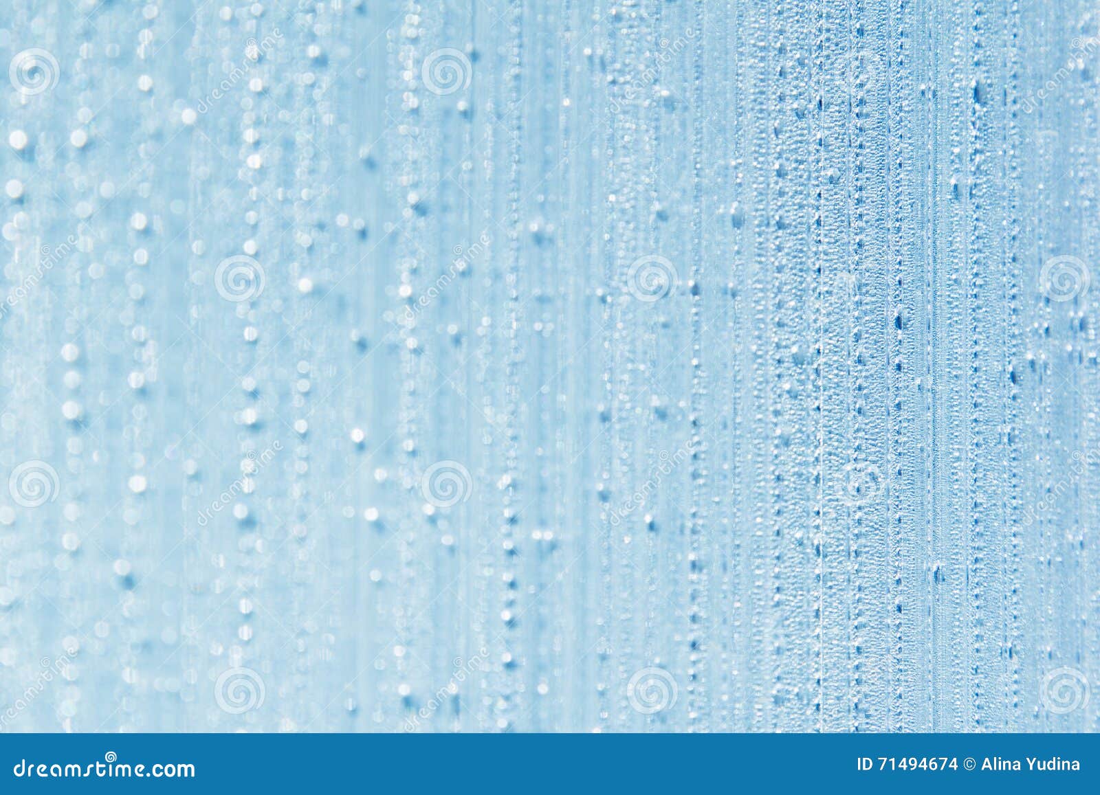 Background Of The Condensate On The Film Is Polyethylene. Water Drops ...