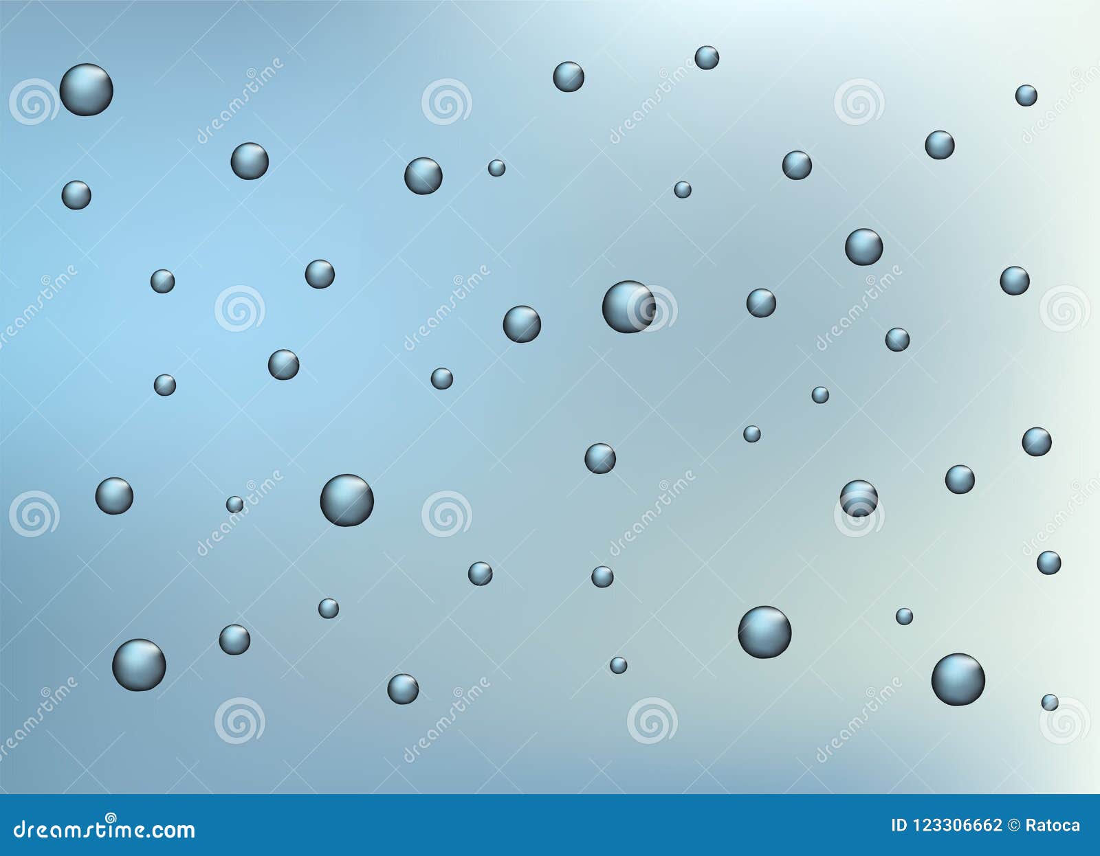 Water drops background stock vector. Illustration of clean - 123306662