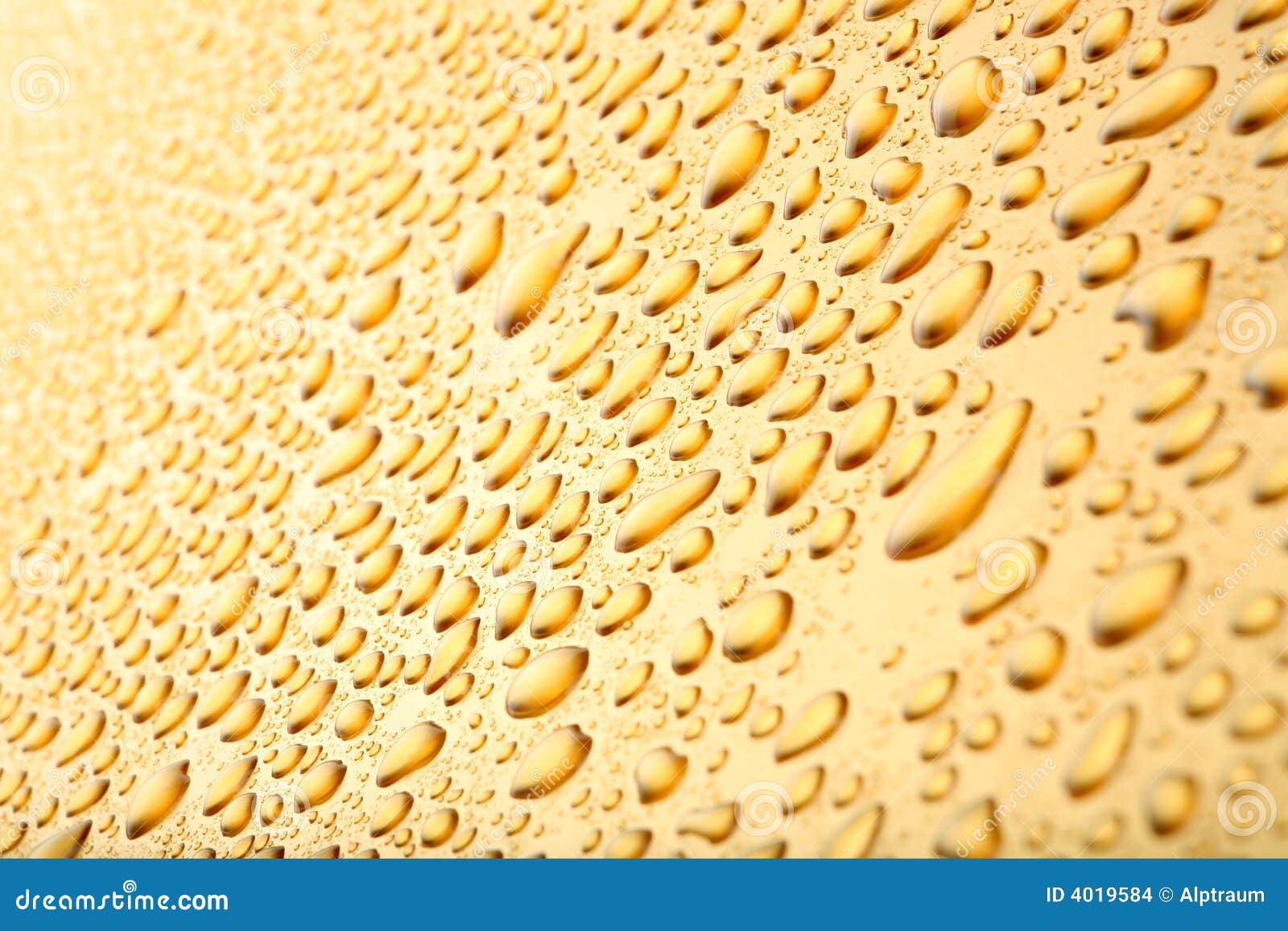 Water Drops Background on Gold Stock Photo - Image of gold, drops: 4019584
