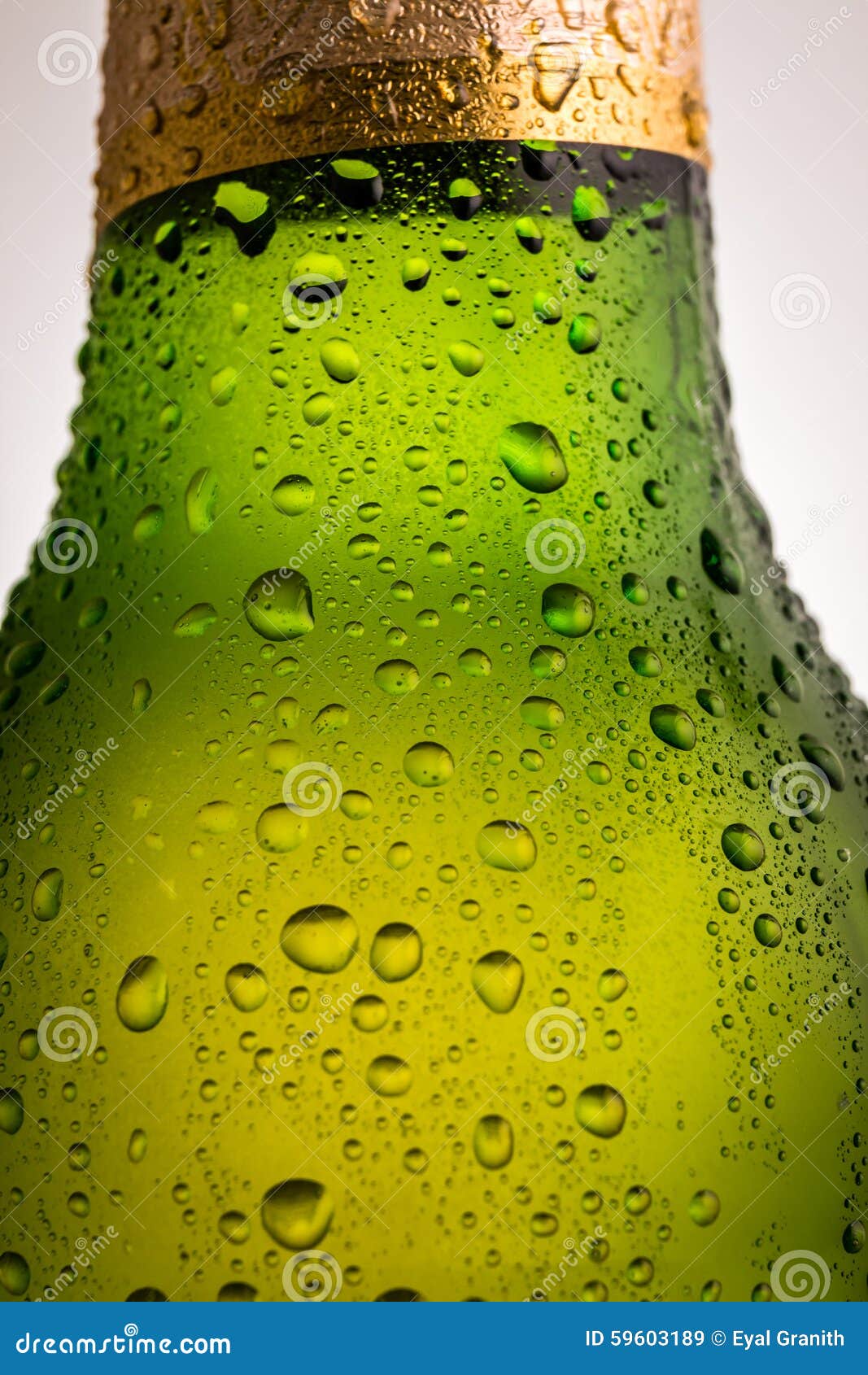 Water Drops on a Beer Bottle Stock Image - Image of drops, clean: 59603189