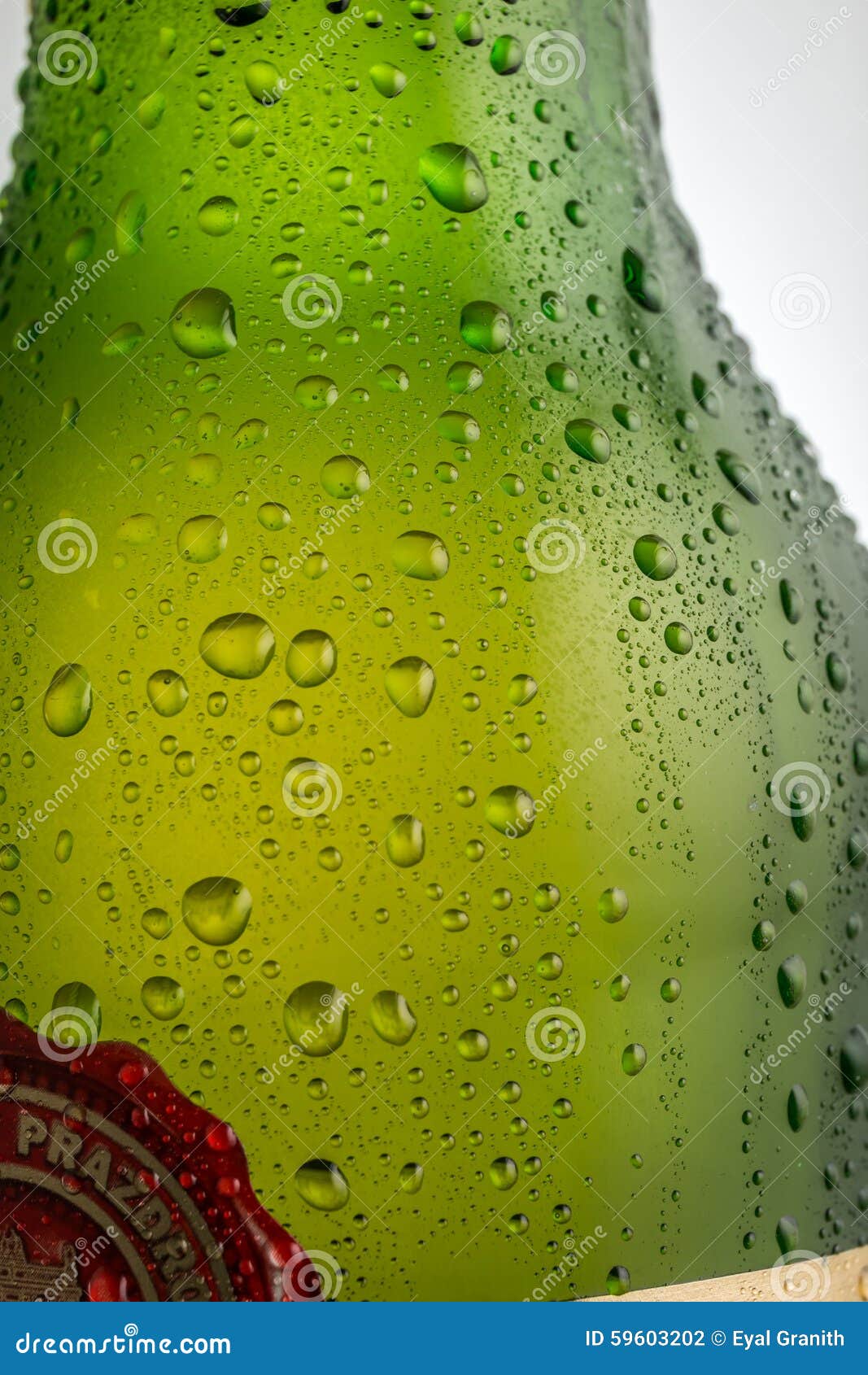 Water Drops on a Beer Bottle Stock Photo - Image of macro, alcohol ...
