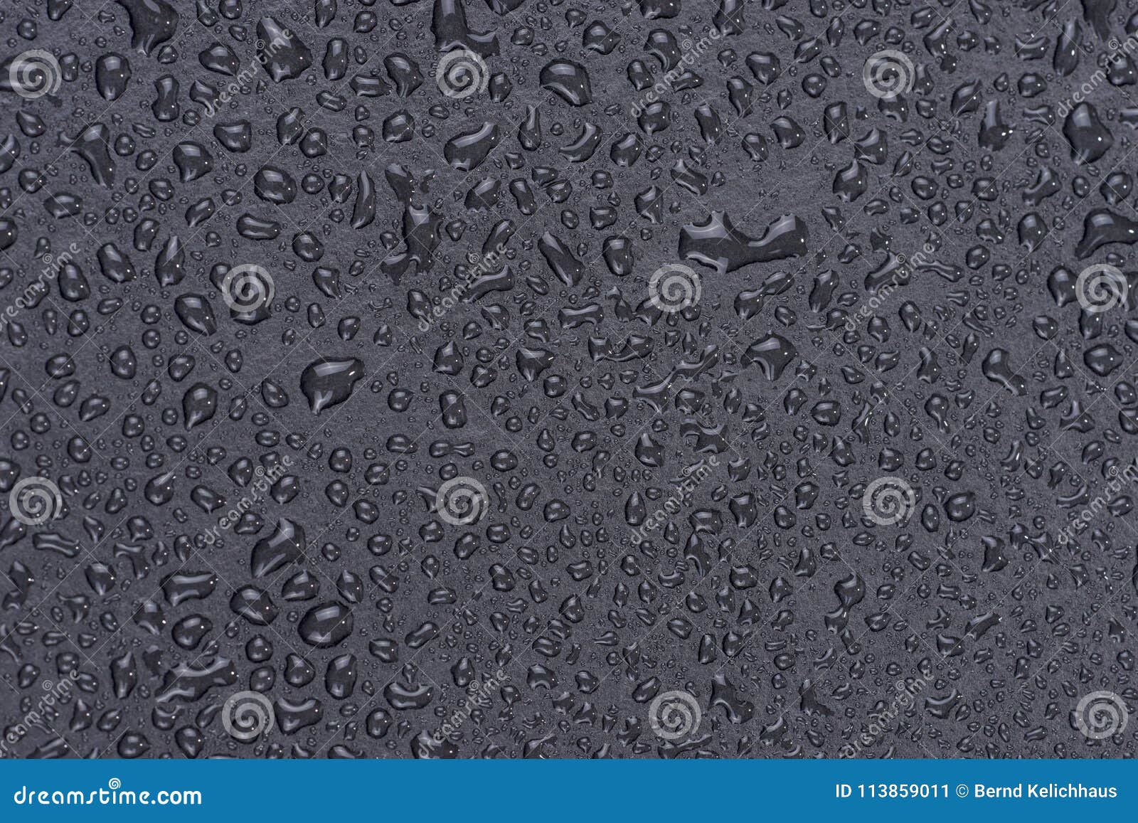 Water Drops on Black Background Stock Image - Image of deep, pattern ...