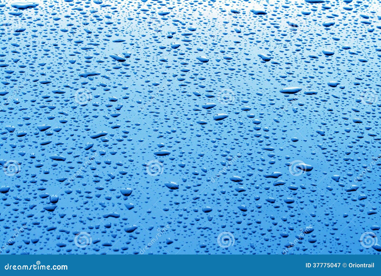 Water drops in blue color stock image. Image of cyan - 37775047