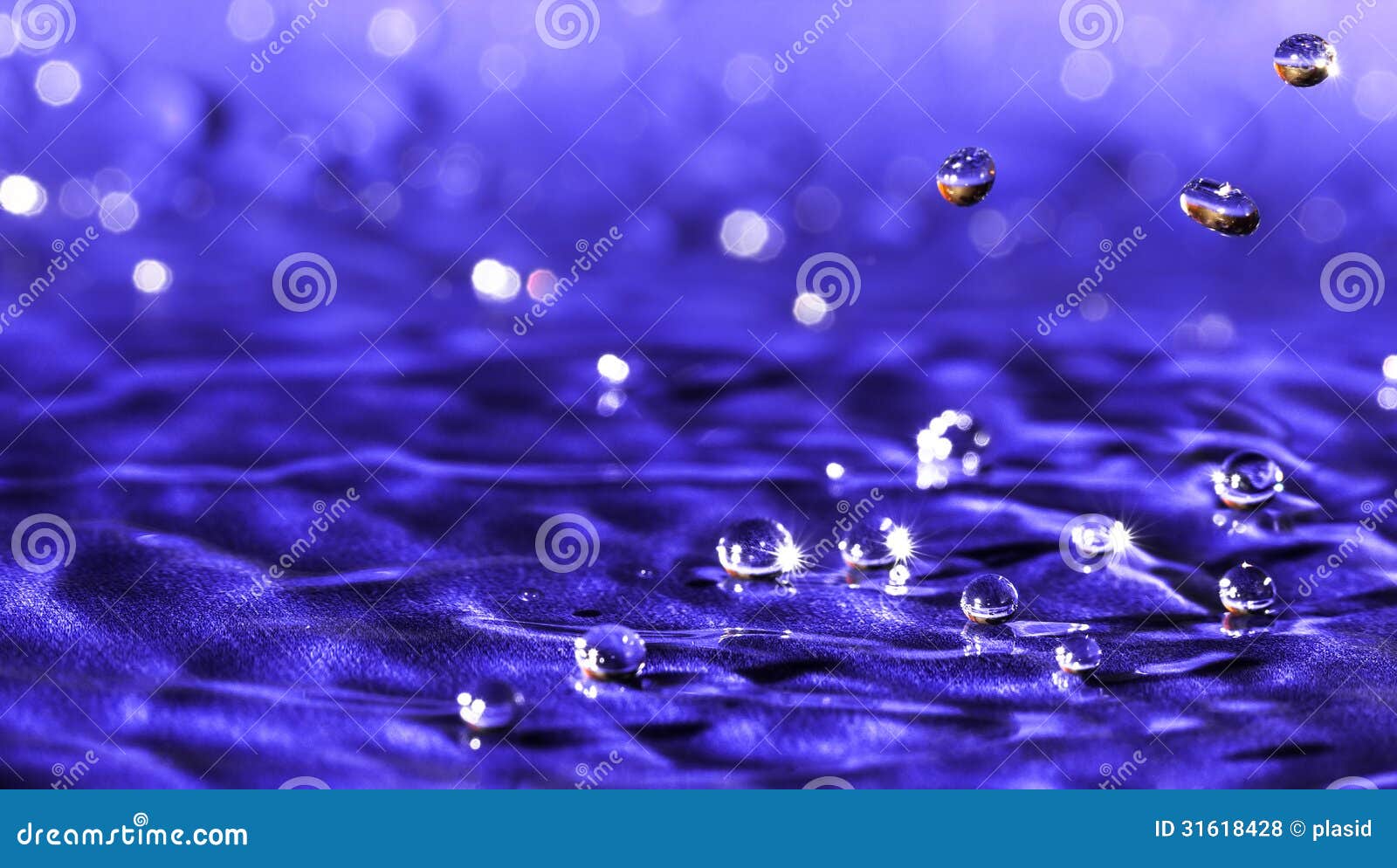 Water drops stock photo. Image of fresh, light, abstract - 31618428