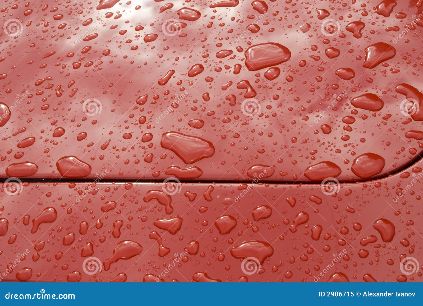 Water drops on car stock image. Image of weather, metallic - 2906715