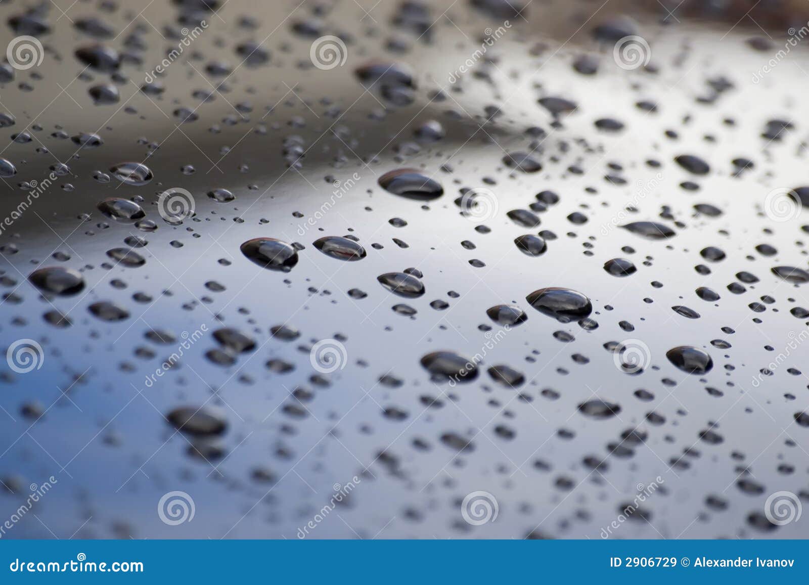 Water Drops On Car Picture. Image: 2906729