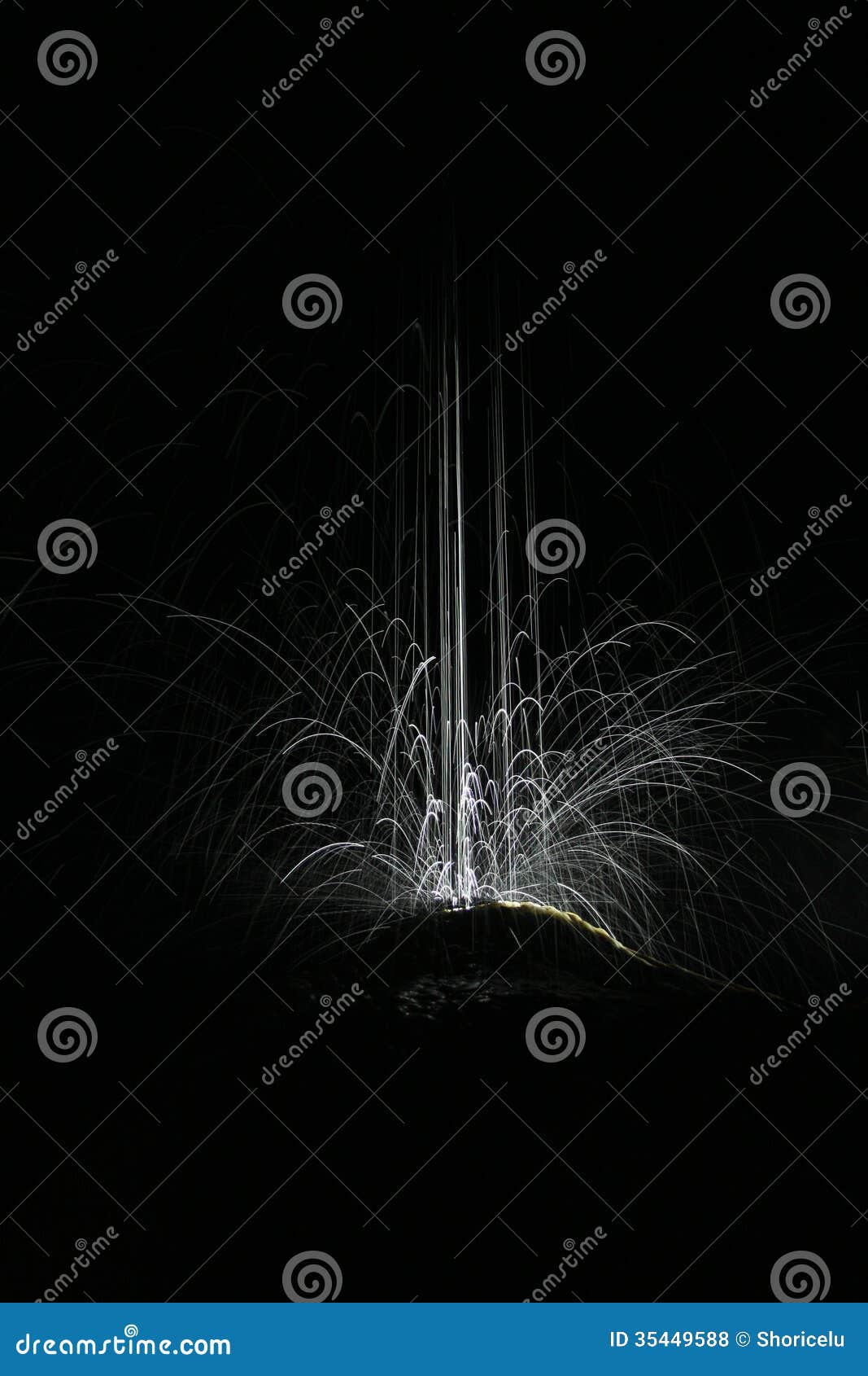 Water drops in a cave stock photo. Image of dripping - 35449588