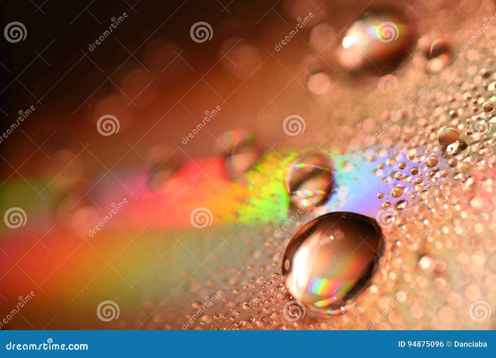 Water Drops on CD and DVD. Abstract Wallpaper. Stock Photo - Image of ...