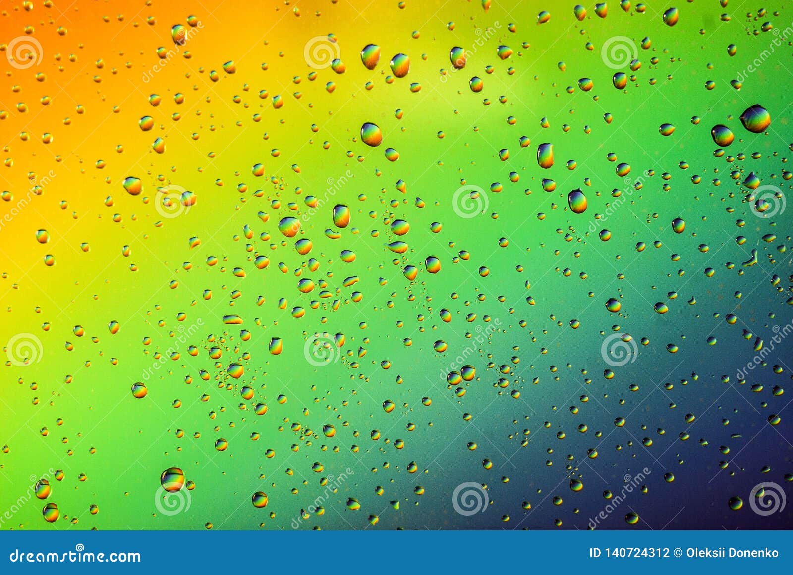 Water Drops on a Colorful Beautiful Background Stock Photo - Image of ... Water Drops on a Colorful Beautiful Background Stock Photo - Image of ...