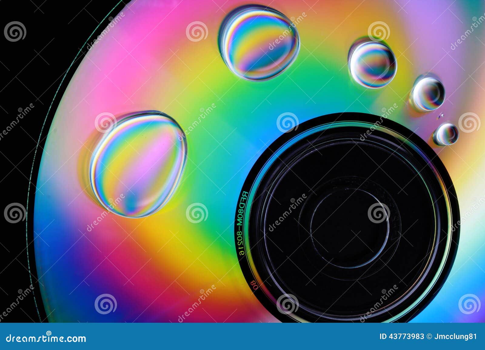Water Drops and Colors on CD Stock Image - Image of business, colours ...