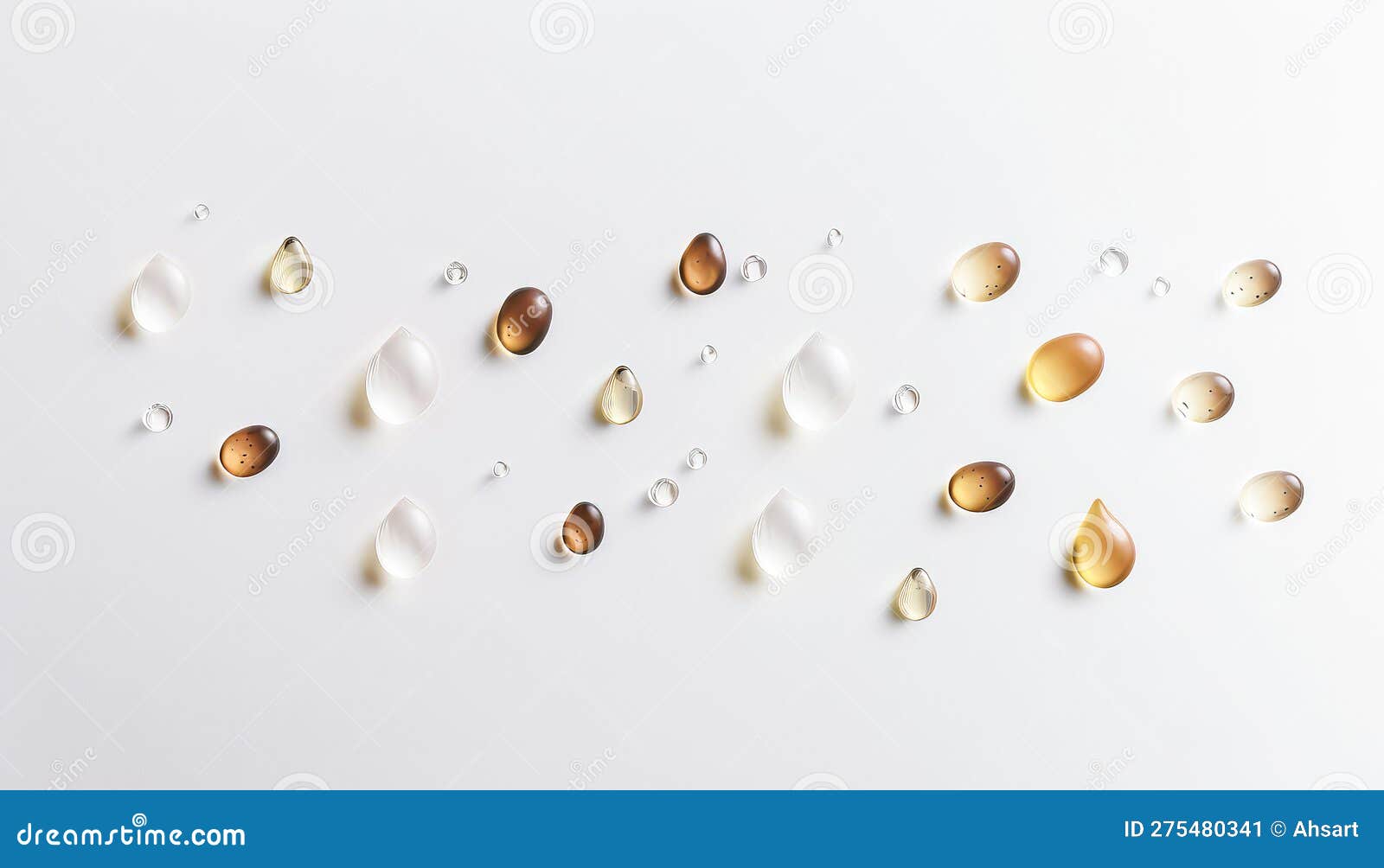 Water Drops. Condensation of Water Drops on the Surface Stock ...