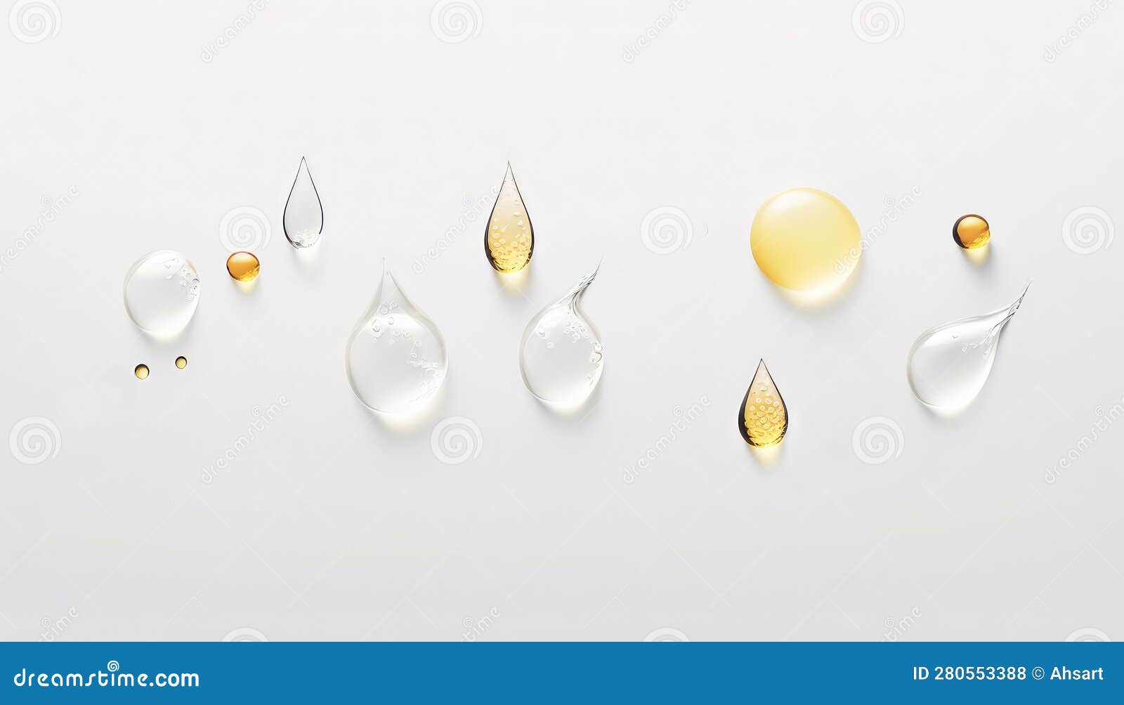 Water Drops. Condensation of Water Drops on the Surface Stock ...