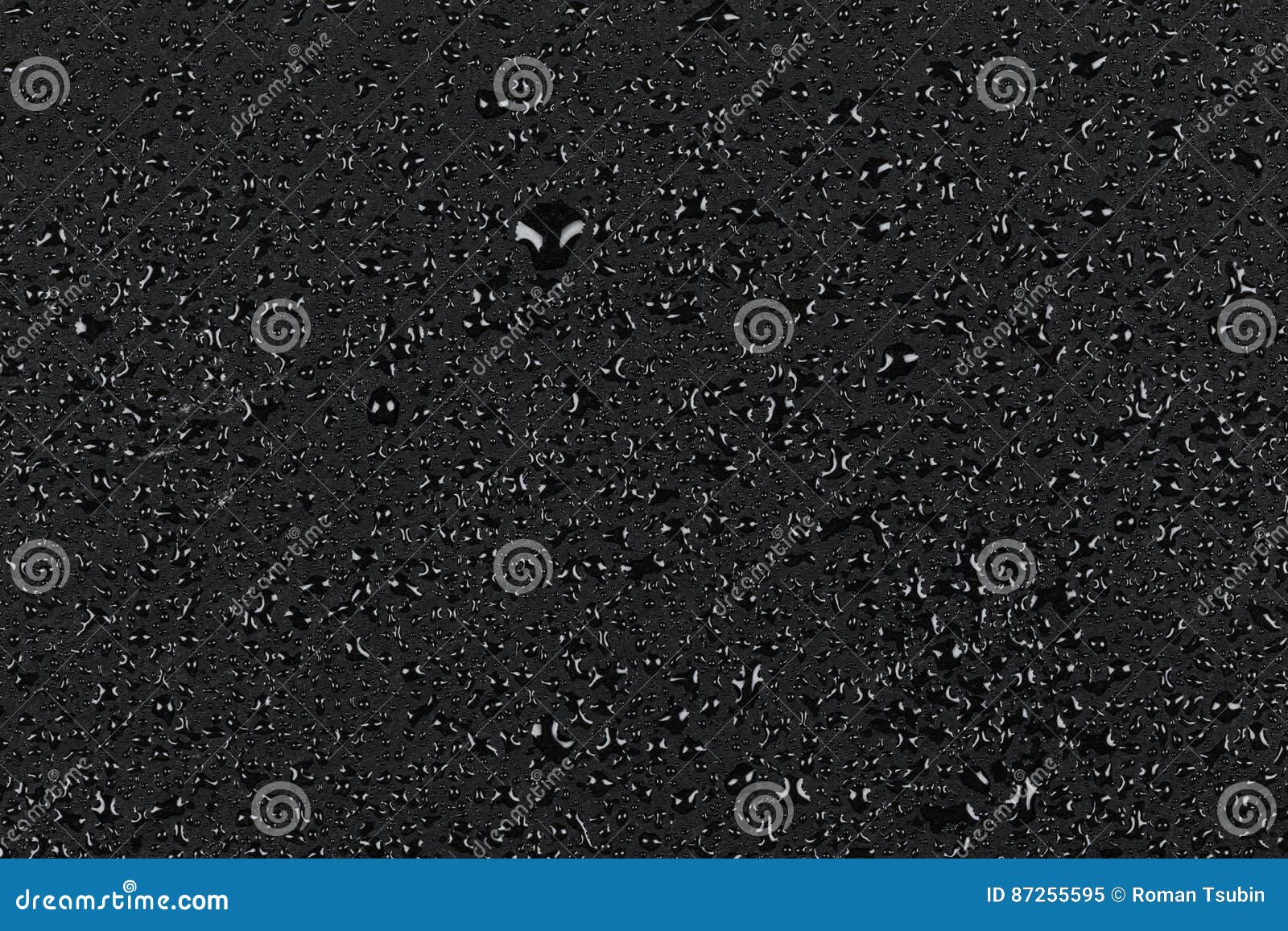 Water drops on dark stone stock image. Image of drop - 87255595
