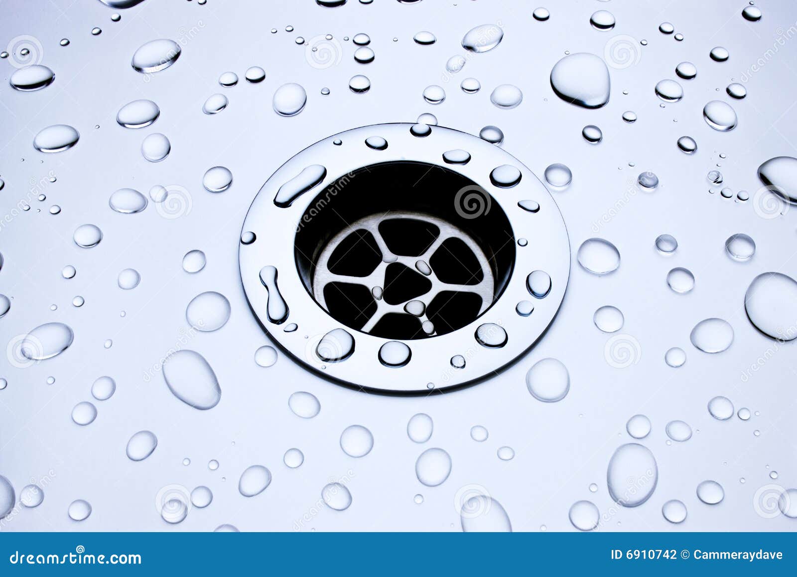 Water Drops Drain Background Stock Photo - Image of metal, rain: 6910742