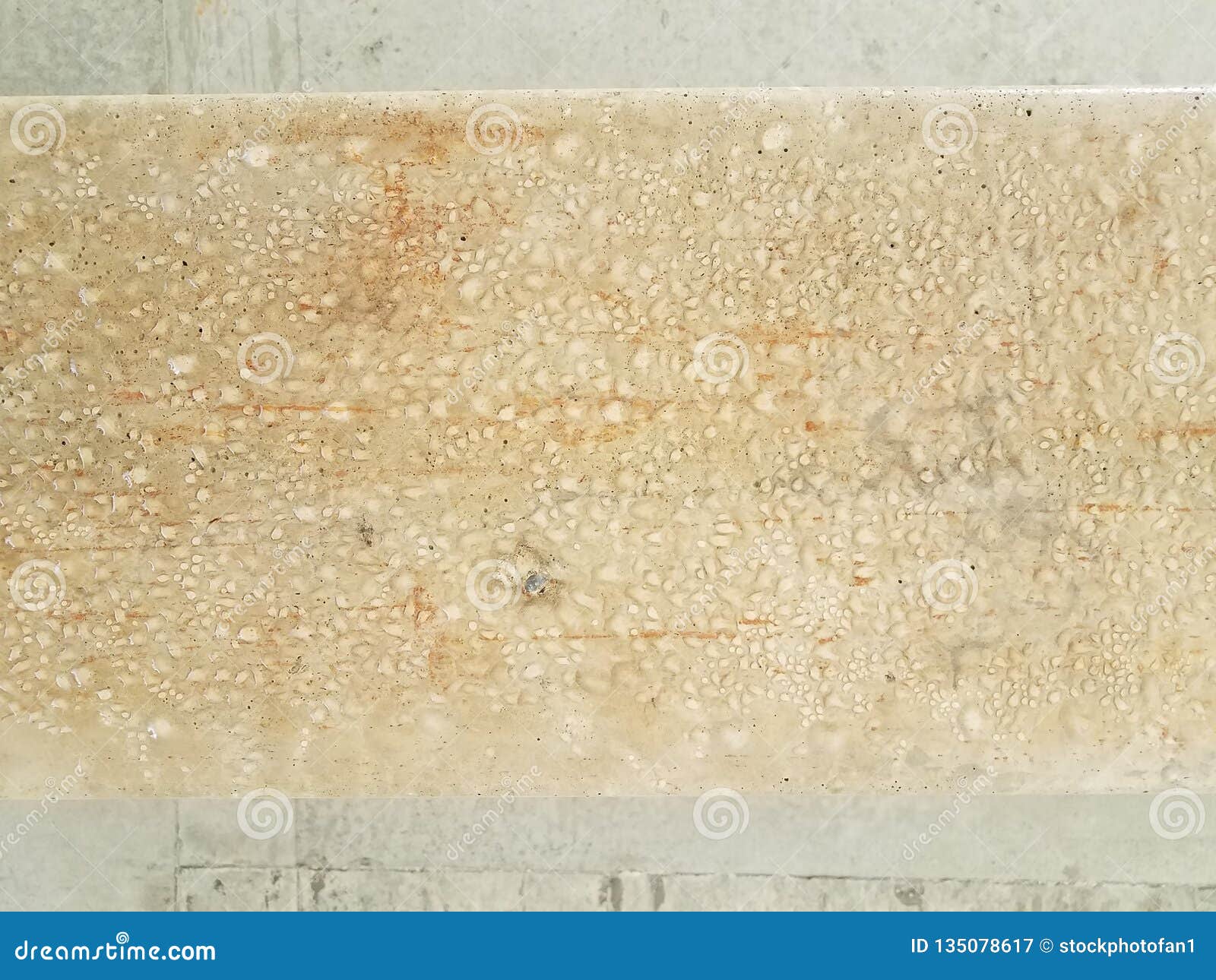 Water Drops or Droplets on Grey Cement Surface Stock Image - Image of ...