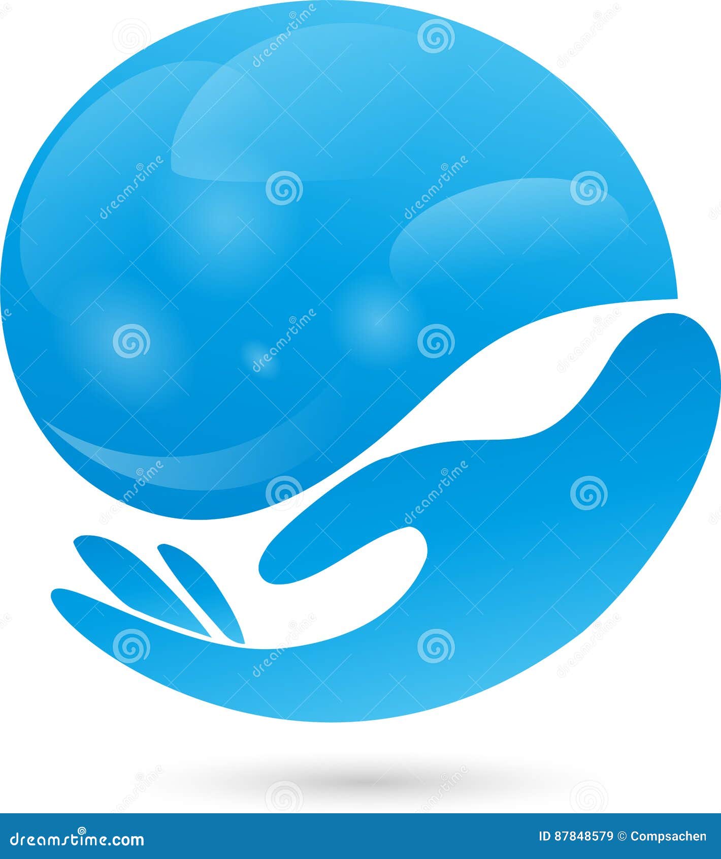 Water Drops, Drops, Hand, Logo Stock Vector - Illustration of drop ...