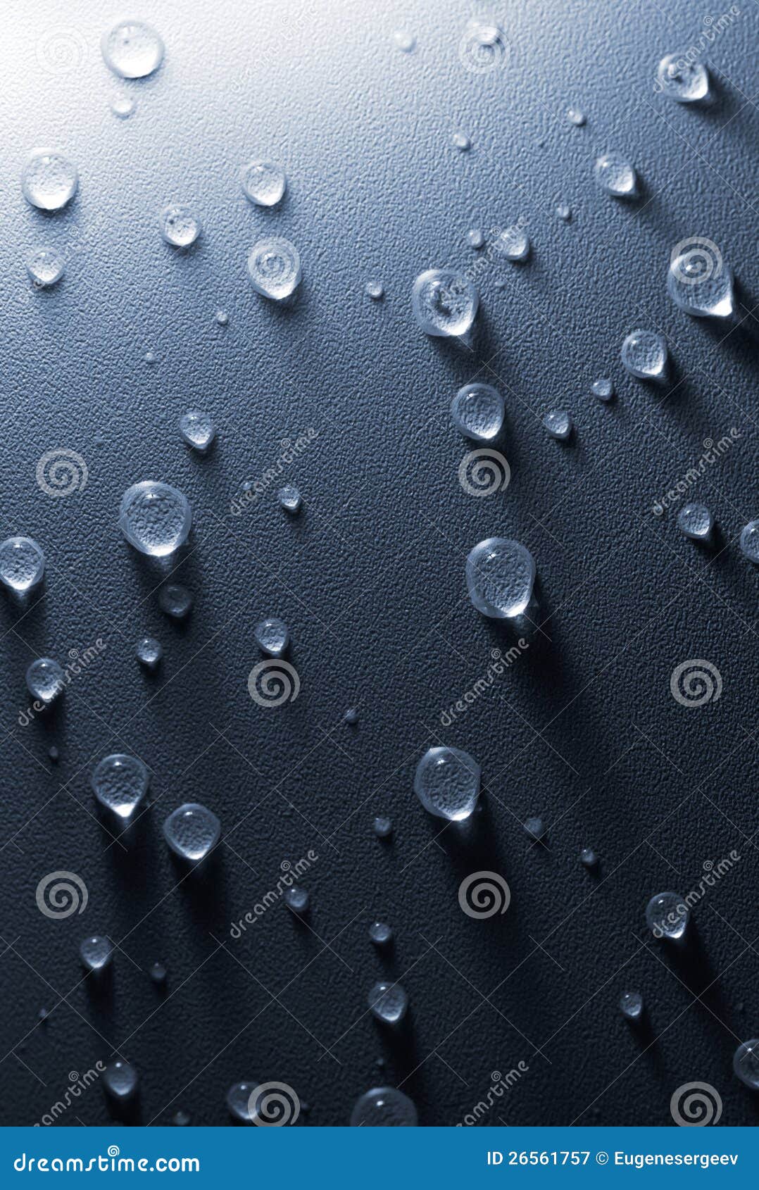Water Drops on the Embossed Surface Stock Image - Image of macro ...