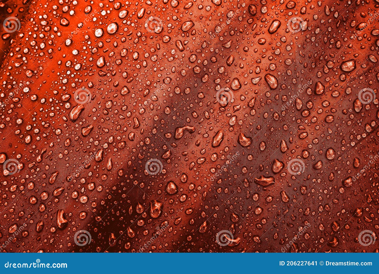 Water drops on the fabric. stock image. Image of jacket - 206227641