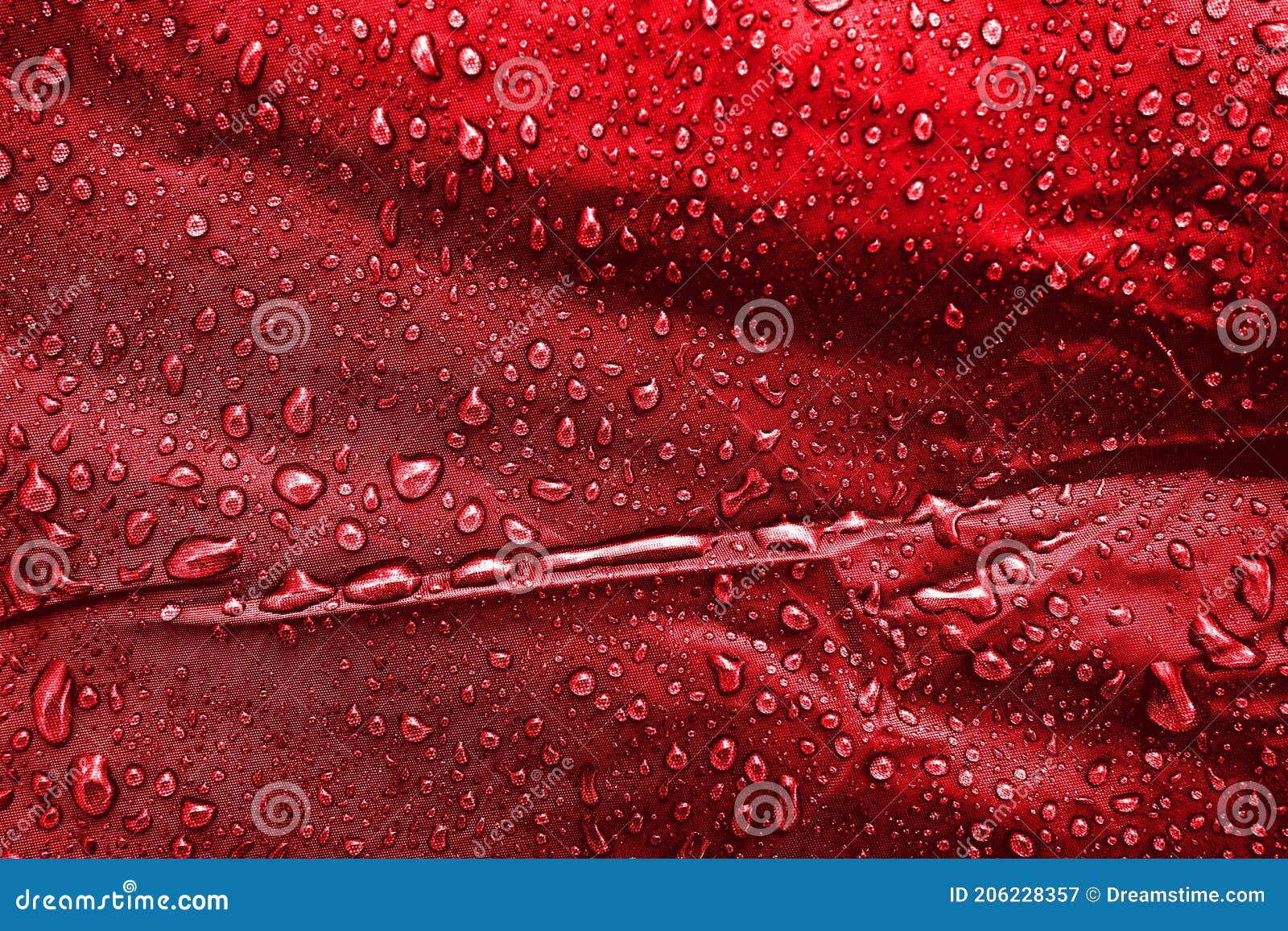 Water drops on the fabric. stock image. Image of splash - 206228357