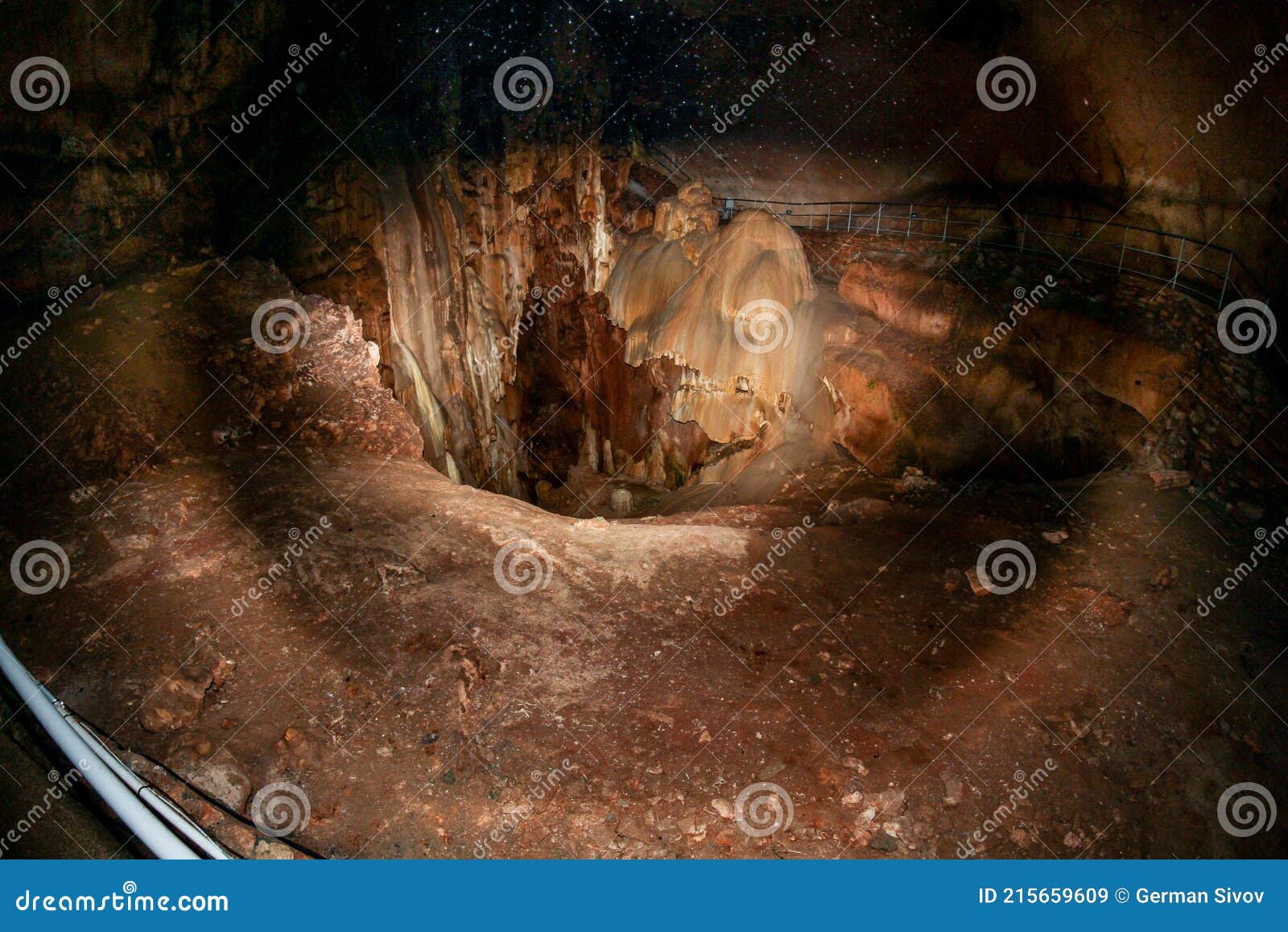 Water Drops Fall in the Cave Stock Image - Image of geology, karst ...