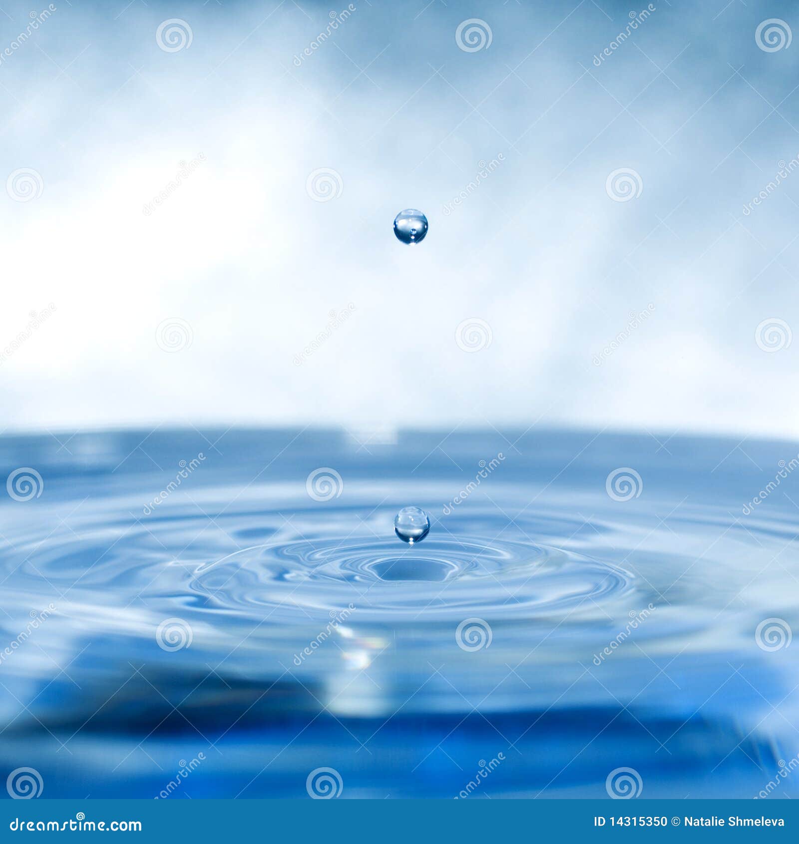 Water drops falling stock photo. Image of liquid, purify - 14315350